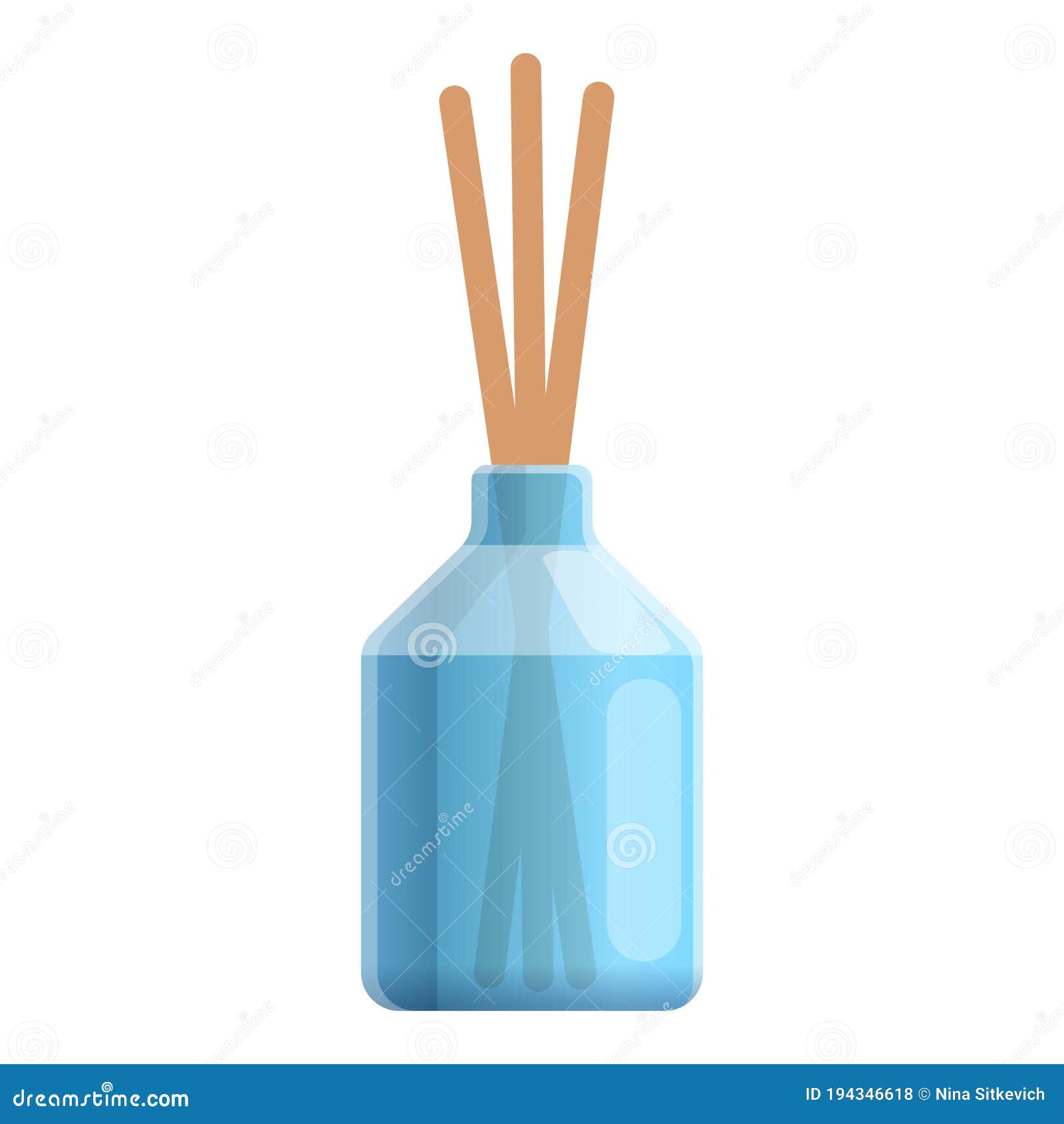 Glass Diffuser Icon, Cartoon Style Stock Vector - Illustration of ...