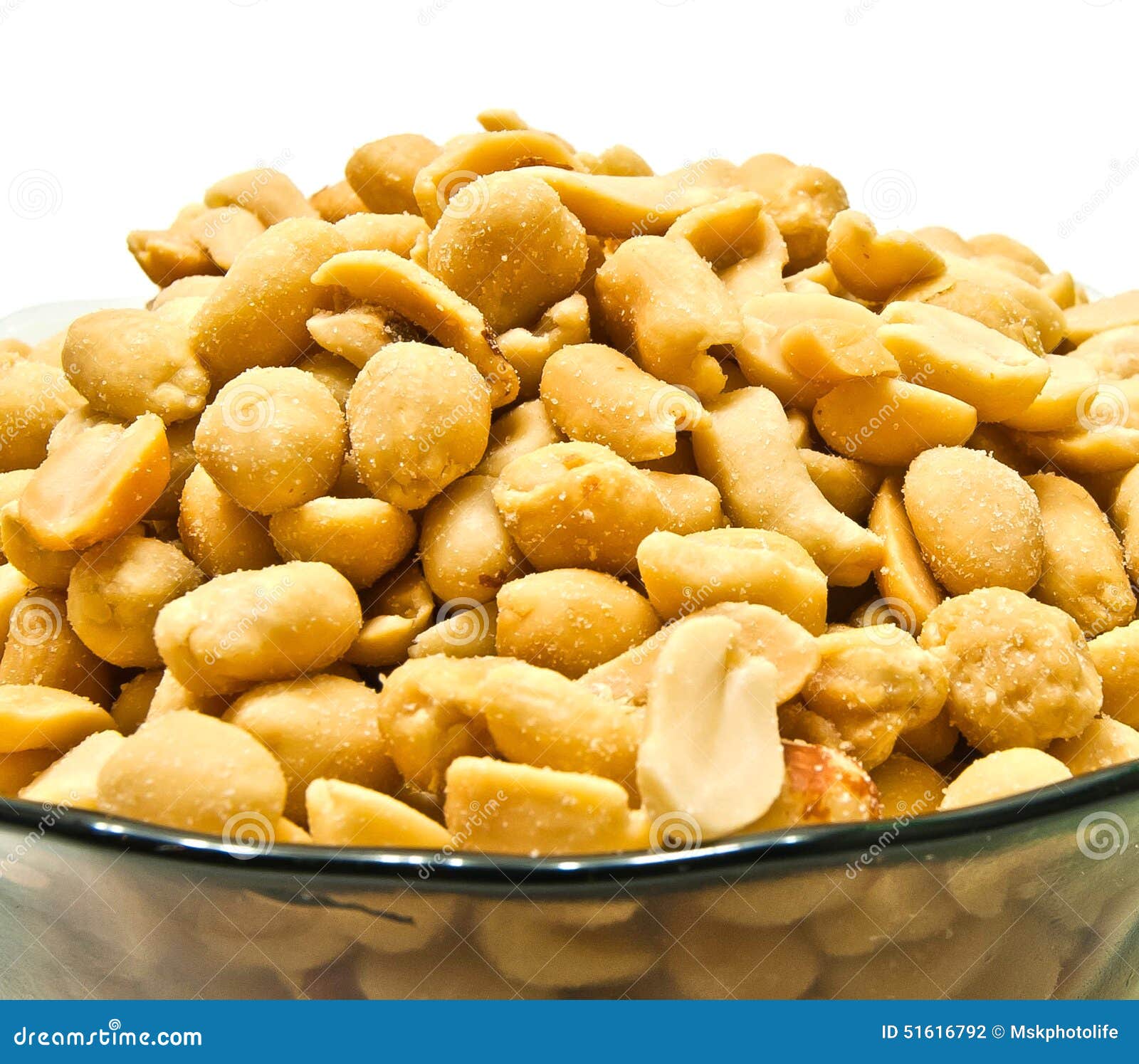 Glass dish with peanuts stock photo. Image of savoury - 51616792