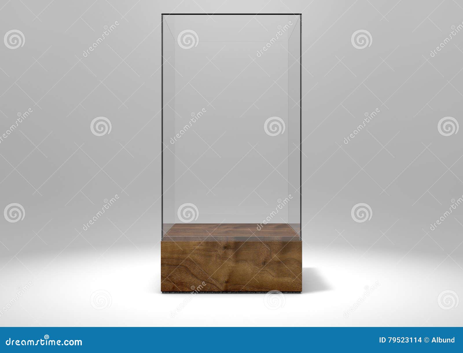 Glass Display Case stock illustration. Illustration of preservative ...