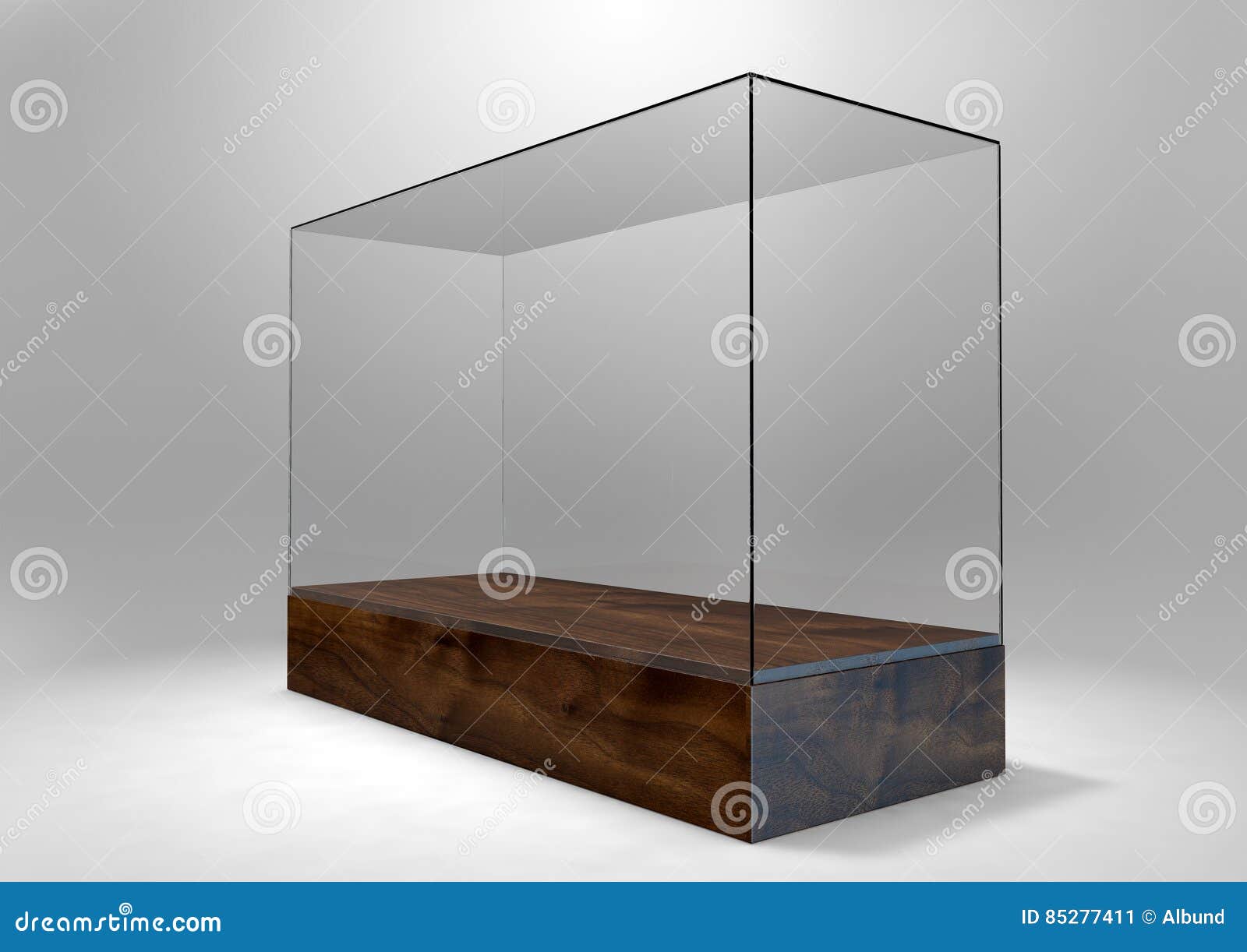 Glass Display Case stock illustration. Illustration of display - 85277411