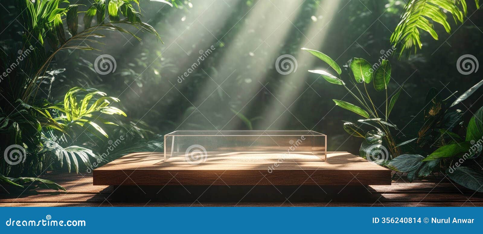 ELEVATED GLASS PLATFORM AMIDST the LUSH TROPICAL RAINFOREST CANOPY ...