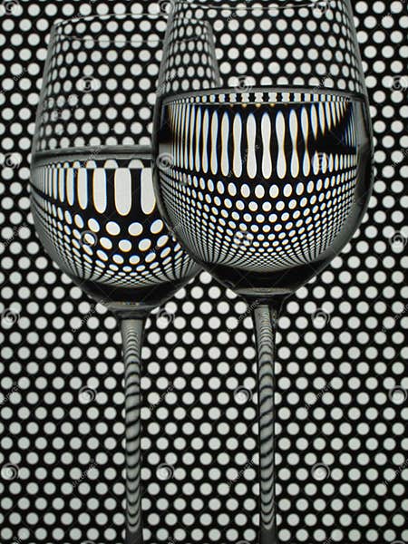 Glass with distortion stock image. Image of black, glass - 379825