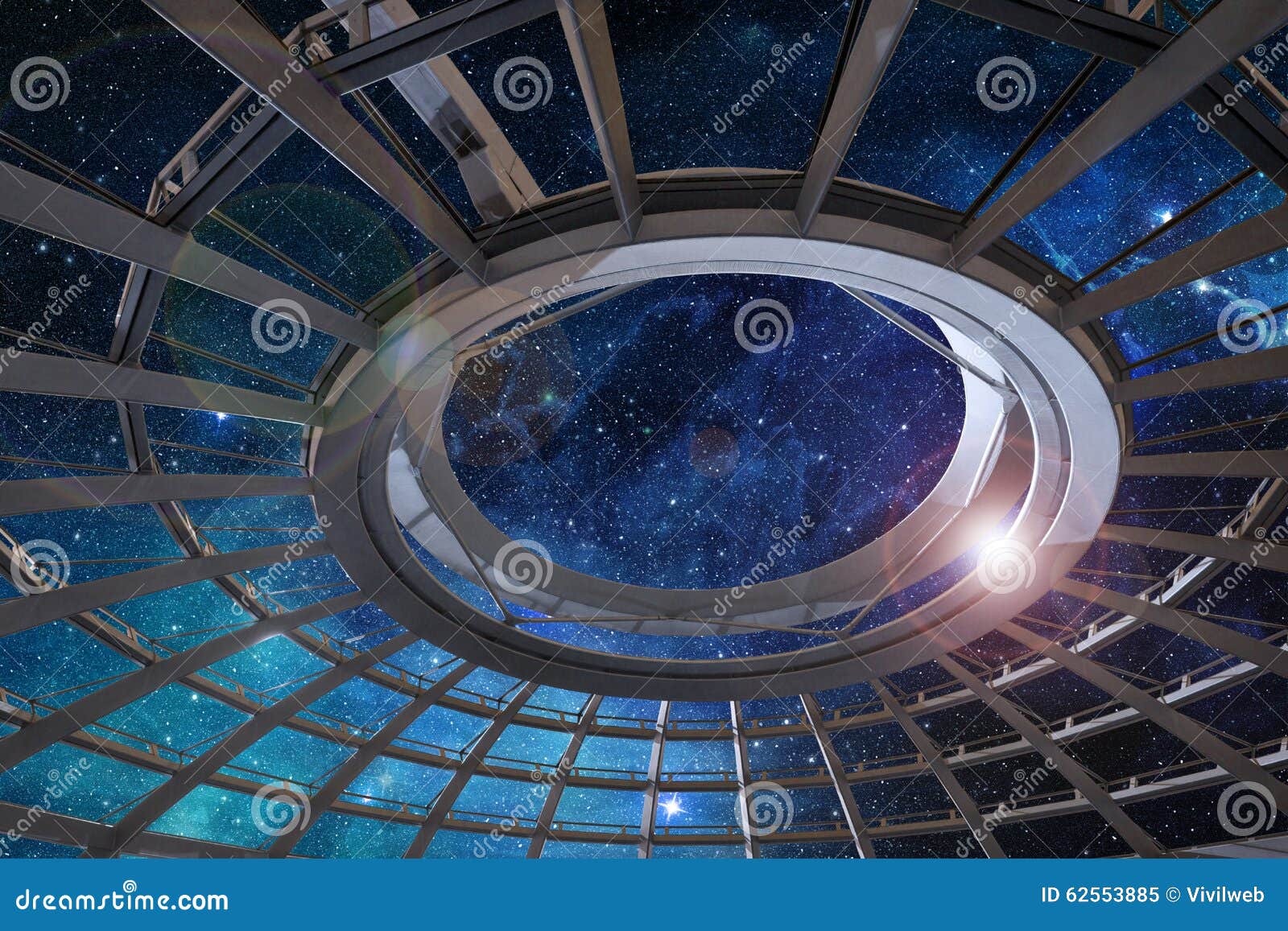 Glass dome stock image. Image of glass, constellation - 62553885