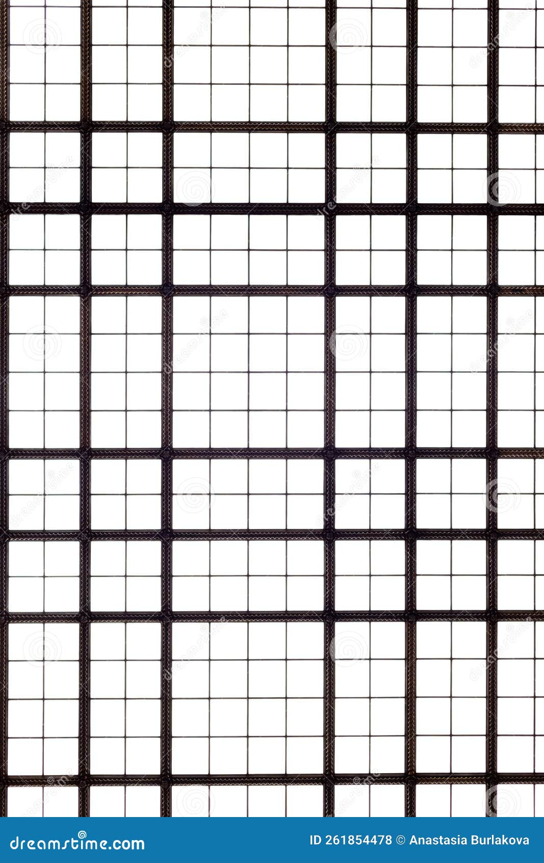 Glass Dome or Glass Roof, Grid, Top View Stock Photo - Image of ...