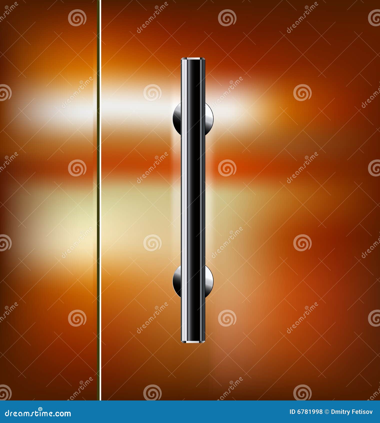 Glass Door Mockup On Transparent Background. Entrance Front Door For ...