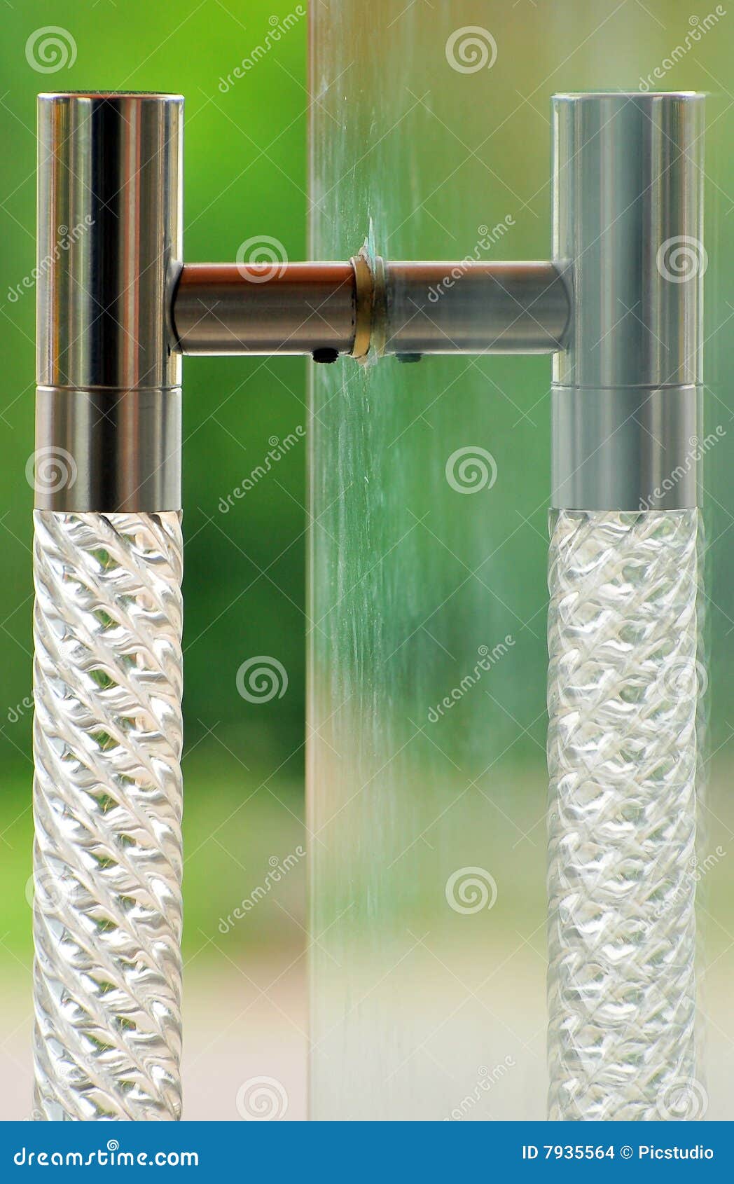Glass door handle stock photo. Image of glass, reflection - 7935564