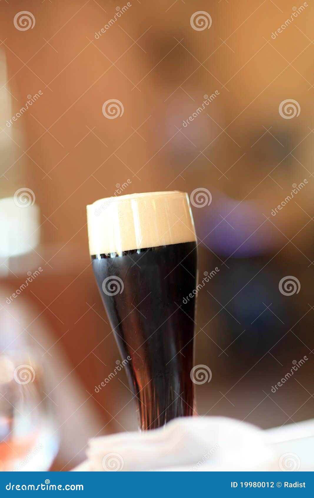 Glass of draught beer stock photo. Image of drop, glasses - 19980012
