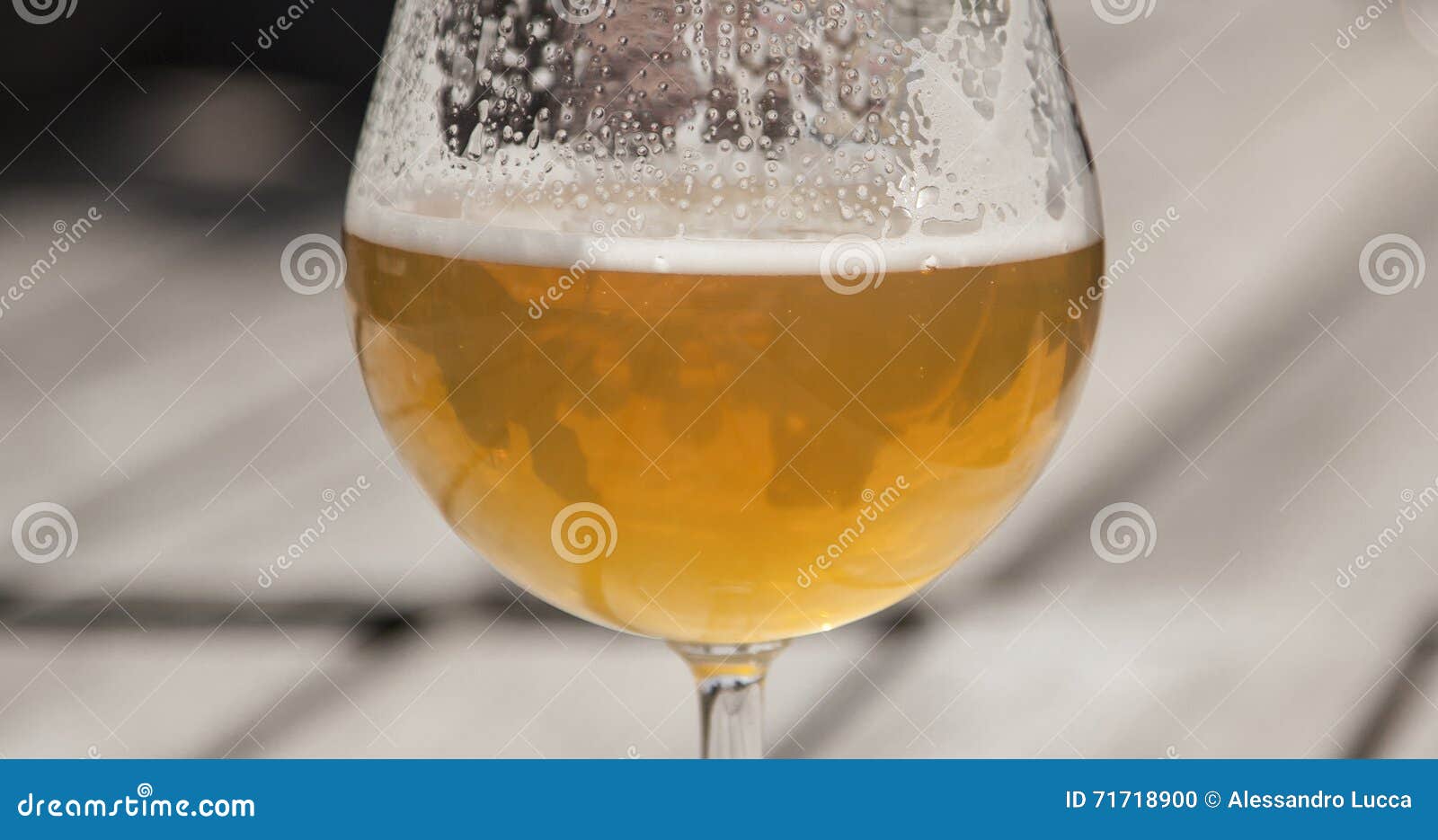 Glass of draught beer stock photo. Image of draft, carbonated - 71718900