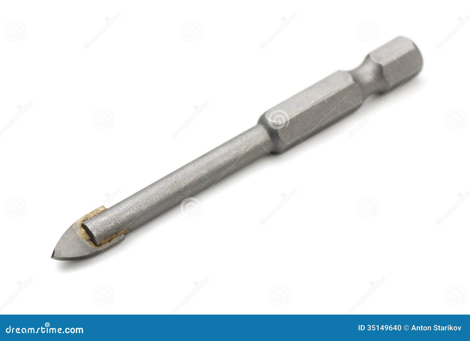 Glass drill bit stock photo. Image of drill, home, macro - 35149640