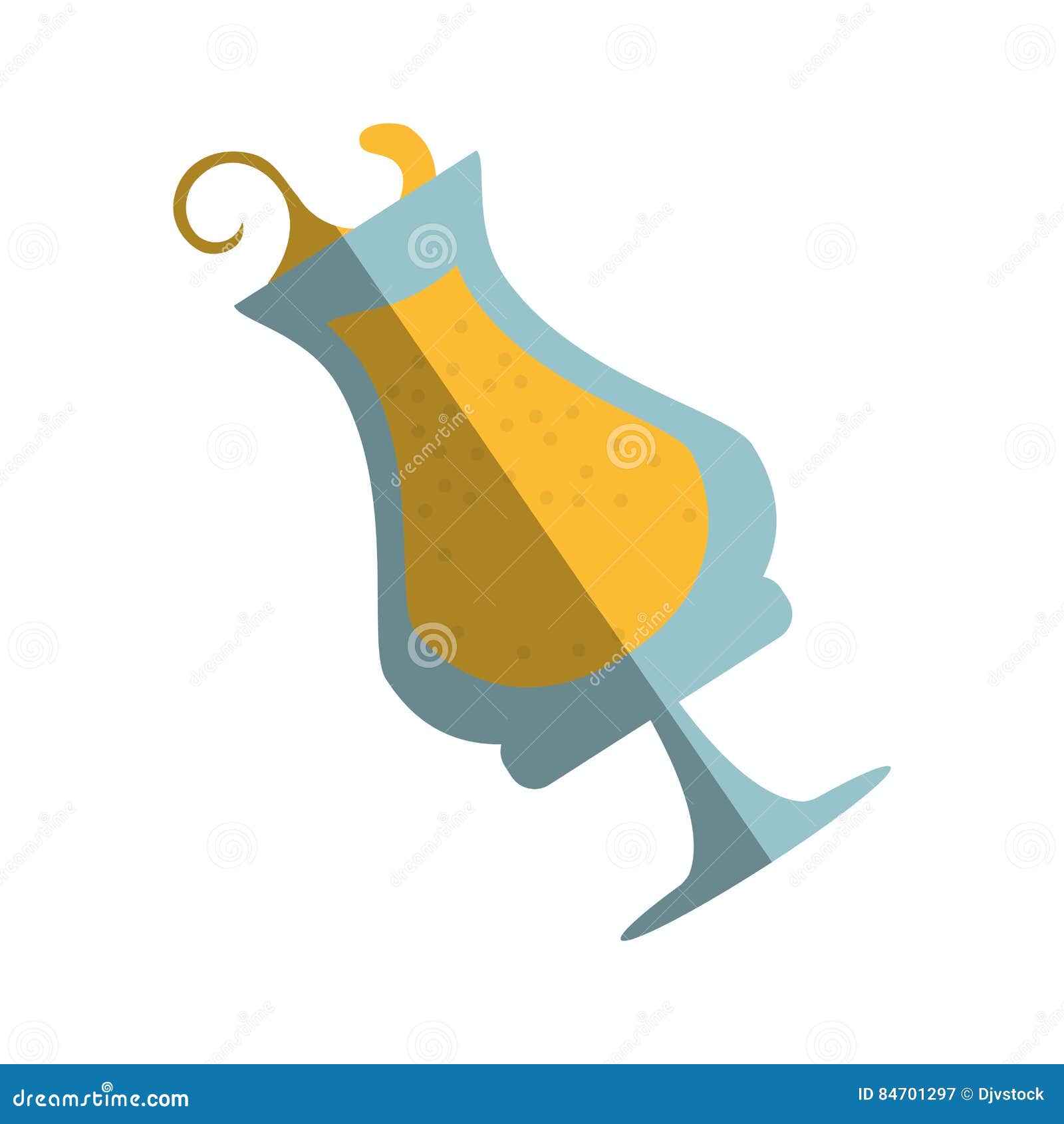 Glass Drink Beverage Liqueur Shadow Stock Illustration - Illustration ...