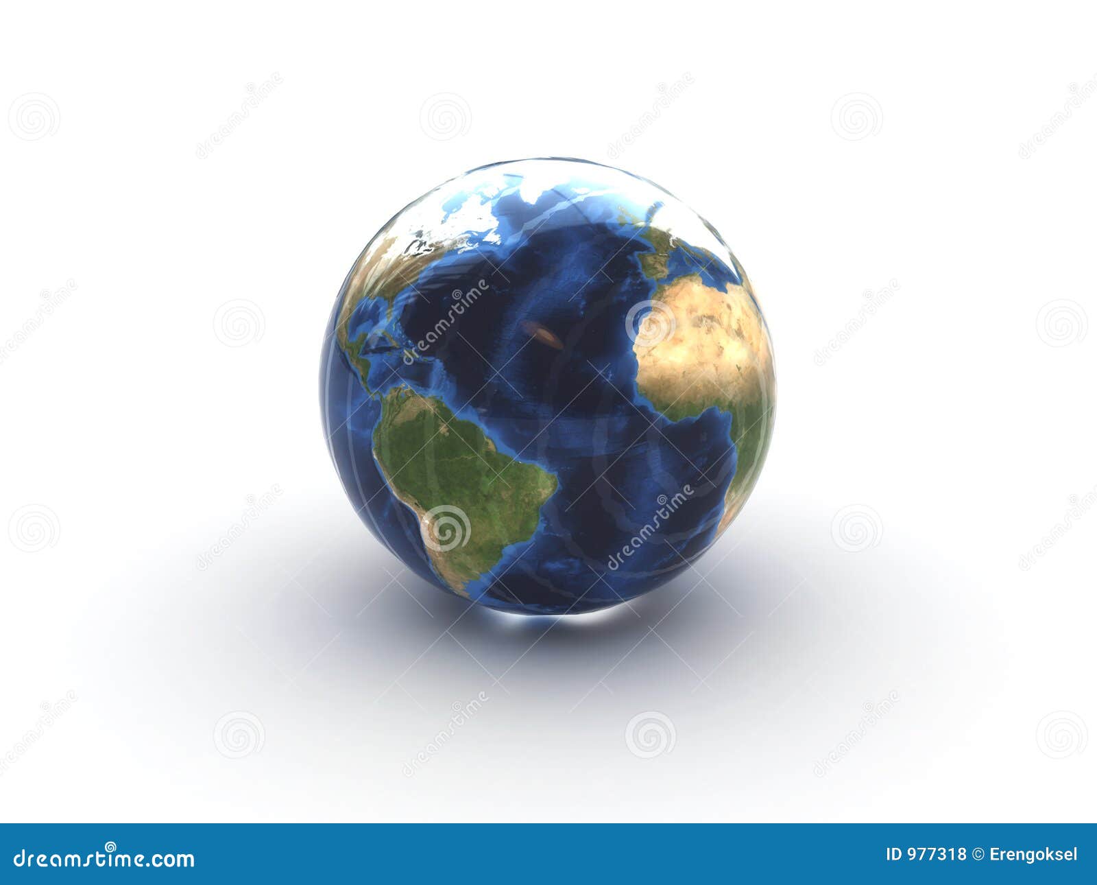 Glass earth stock illustration. Illustration of aqua, marble - 977318