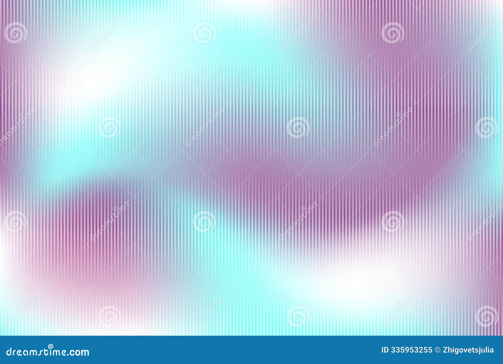 Glass Effect Blue and Violet Background. Glossy Ribbed Frame with Wavy ...