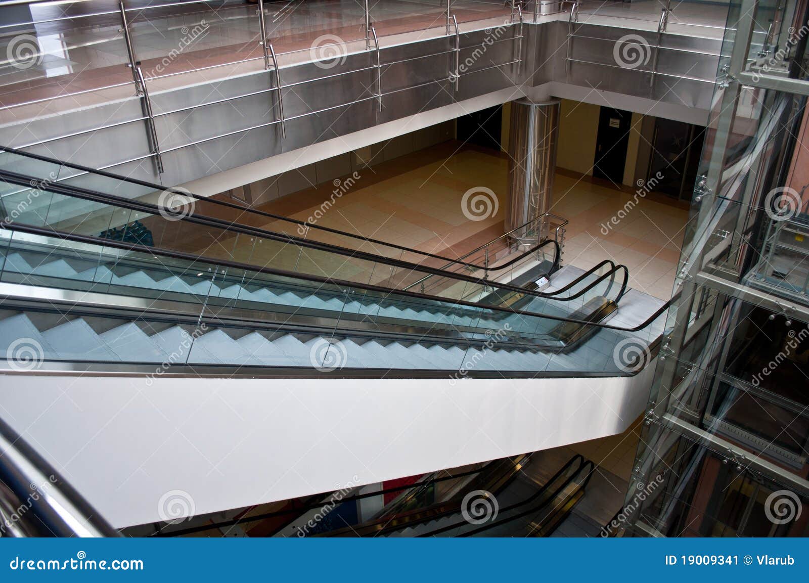 Glass elevator shaft stock image. Image of business, mall - 19009341