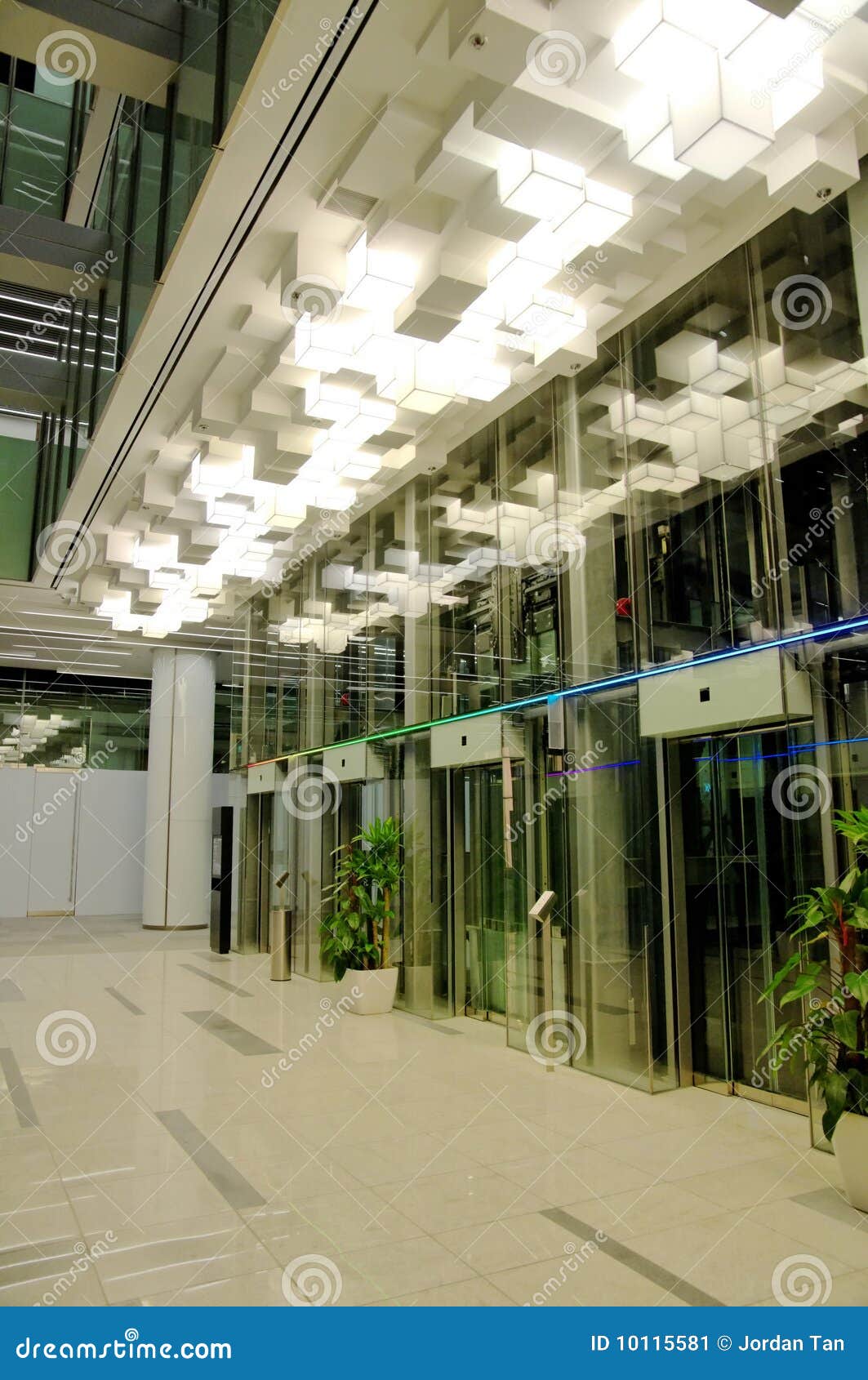 Glass Elevators in New Shopping Mall Stock Image - Image of modern ...