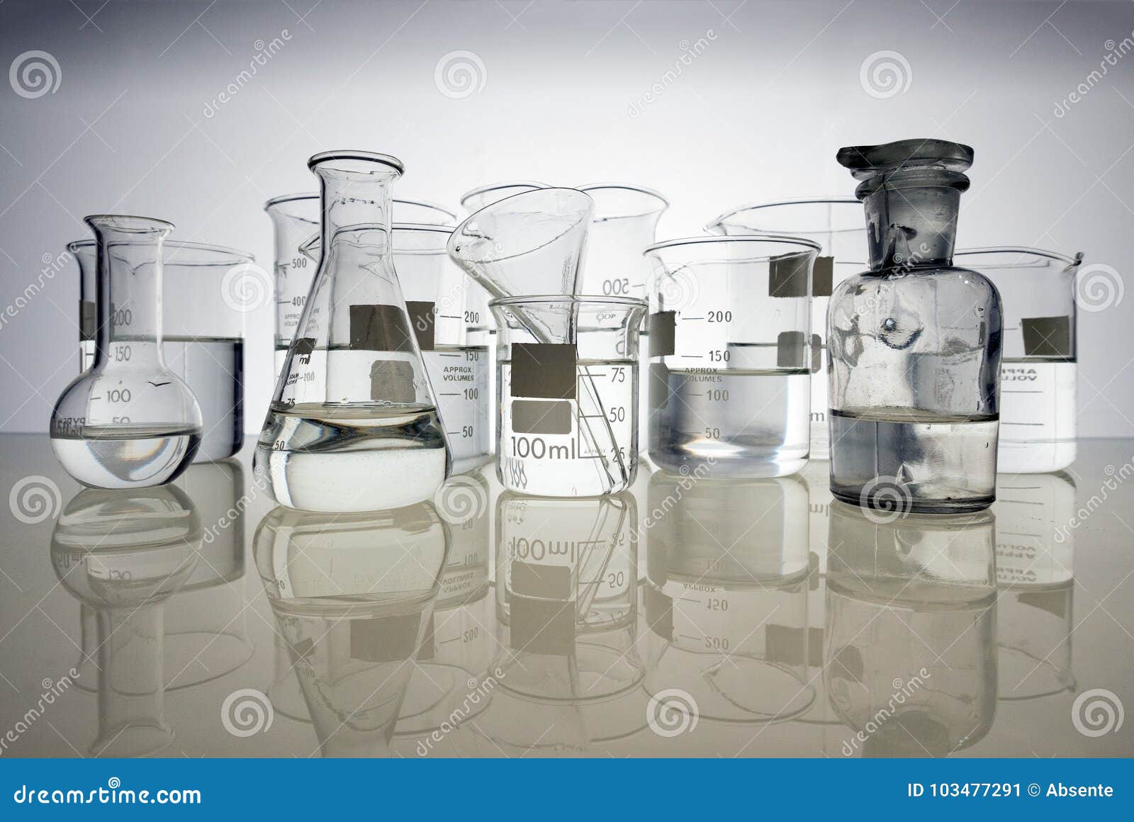 Glass equipment stock image. Image of medical, beaker - 103477291