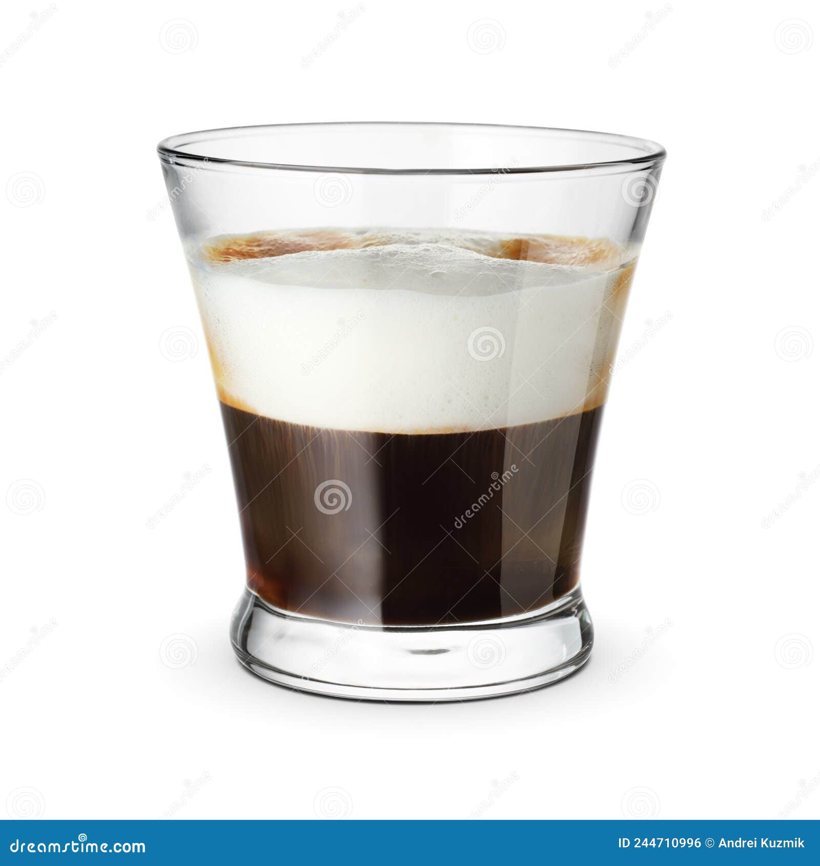 Espresso Macchiato Chalk Illustration. Cartoon Vector | CartoonDealer ...