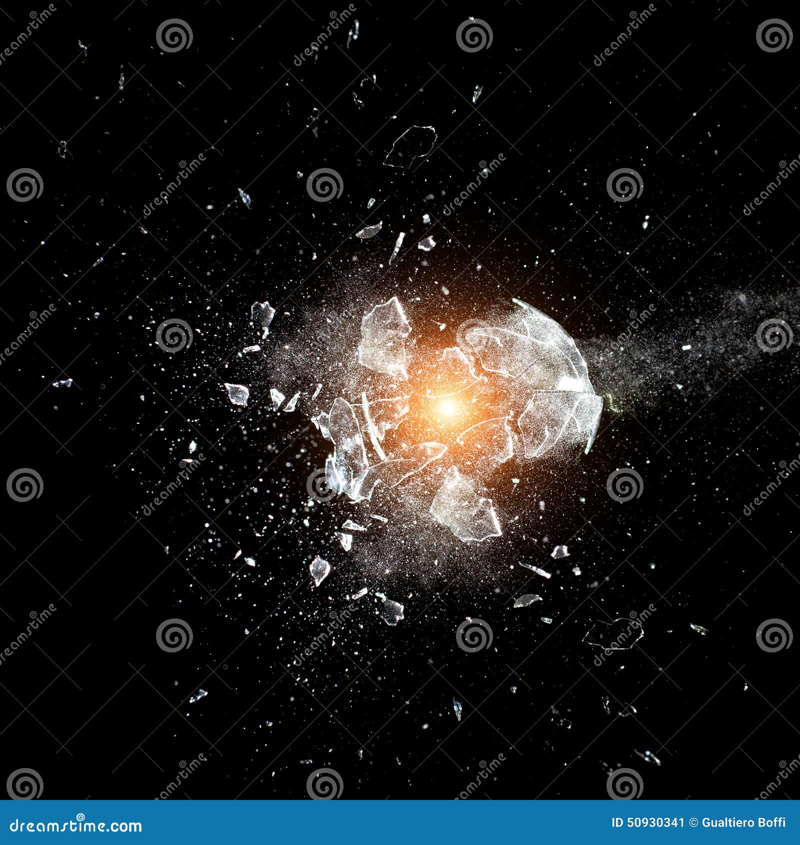 Glass explosion stock image. Image of abstract, closeup - 50930341