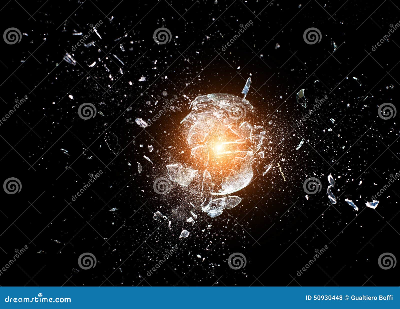 Glass explosion stock photo. Image of bullet, power, crash - 50930448