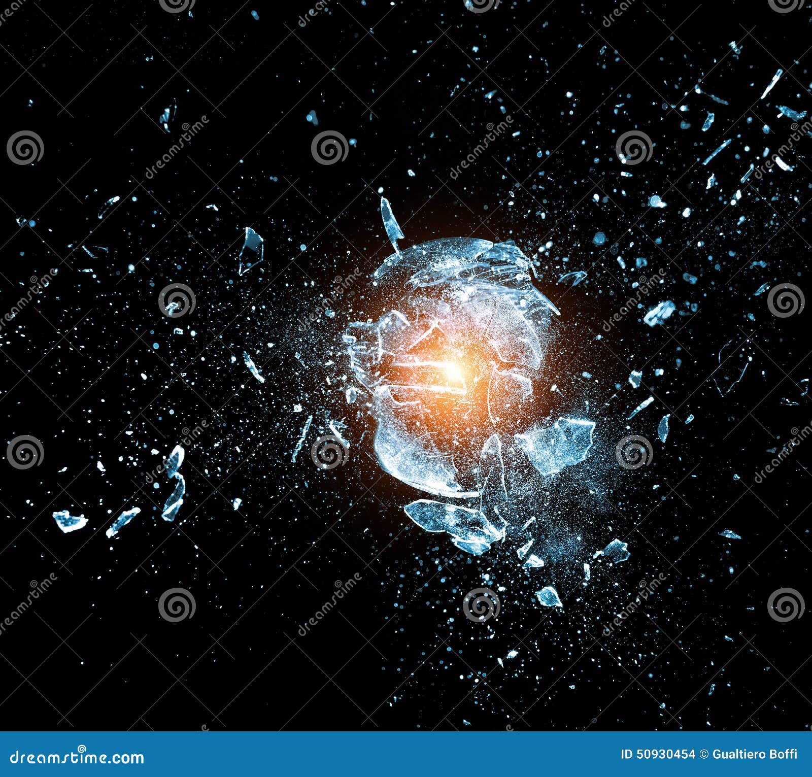 Glass explosion stock photo. Image of broken, object - 50930454