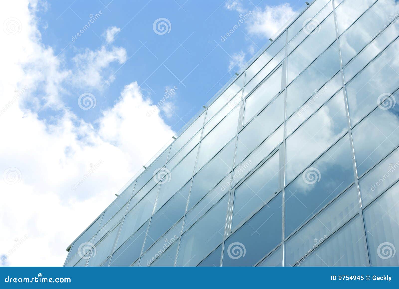 Glass Facade Of A Modern Skyscraper Stock Photo | CartoonDealer.com ...