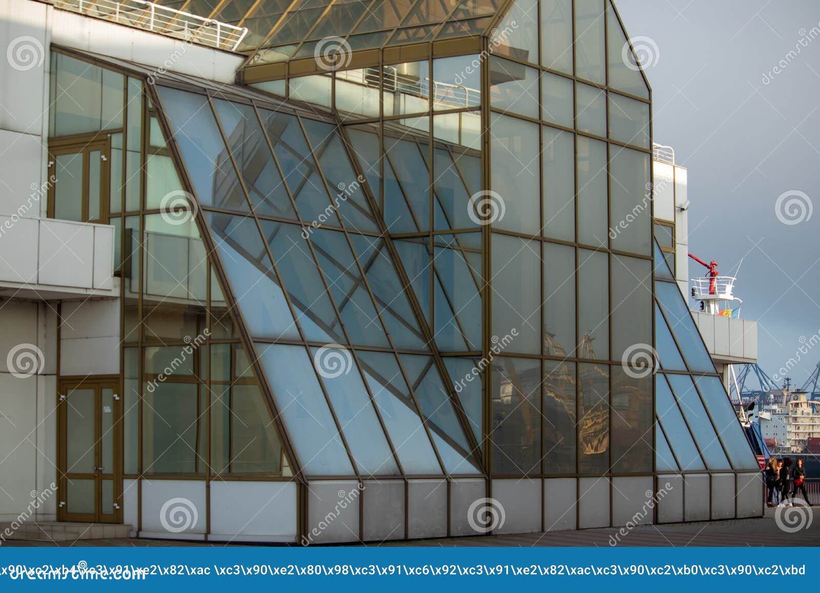 Glass Facade of the Building - Ukraine Odessa 11 06 2020 Stock Photo ...