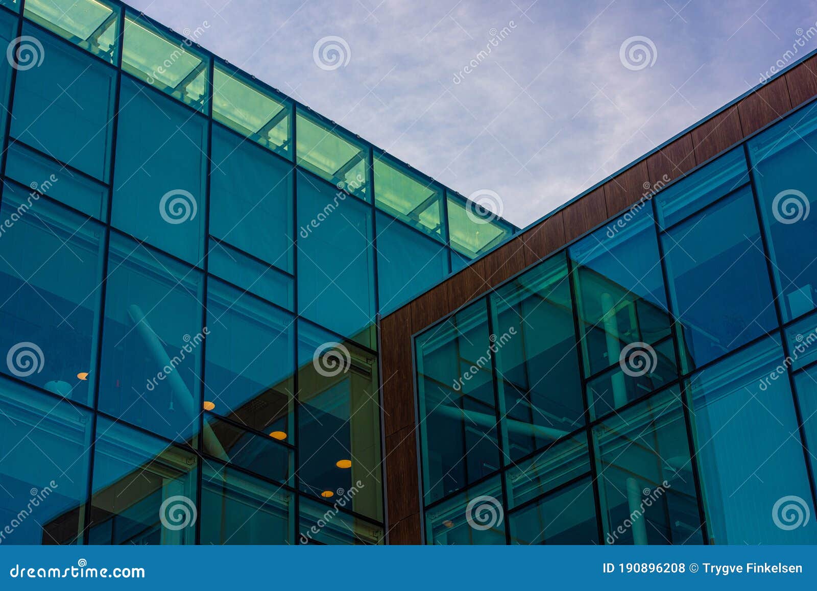 Glass Facade of a High Rise Office Building Stock Photo - Image of ...