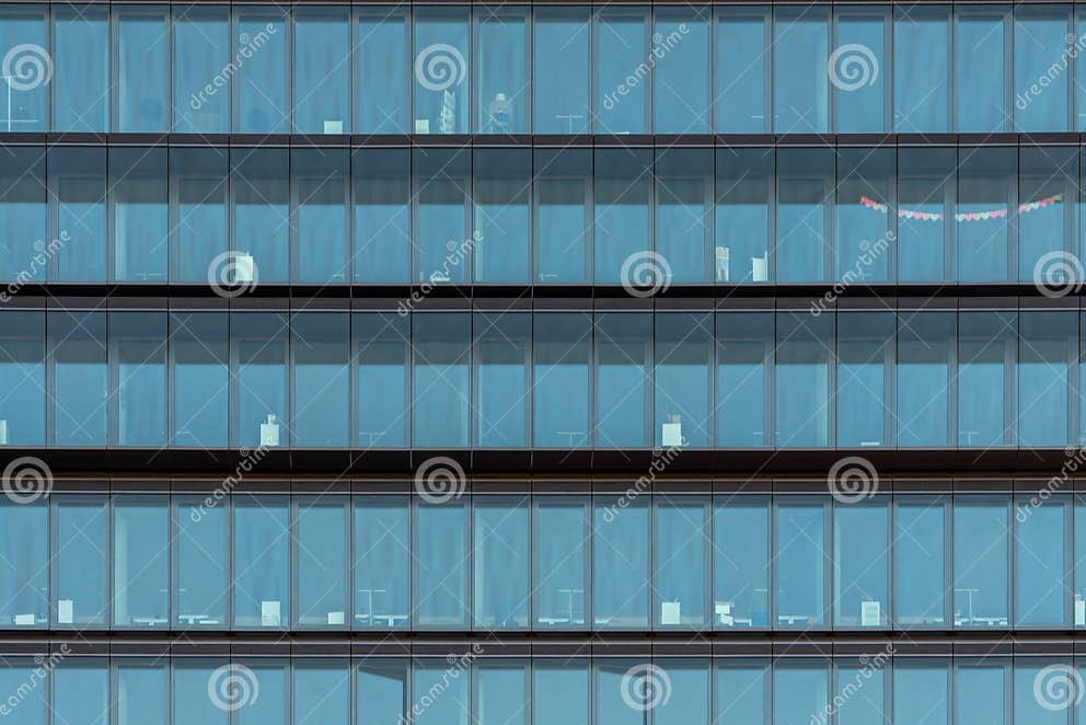 Glass only Facade of Office Building Texture Modern Architecture Stock ...