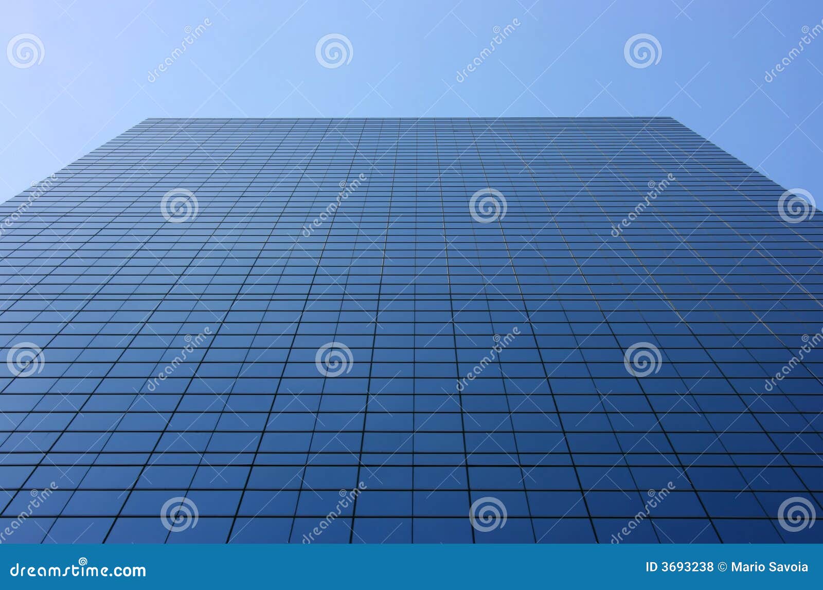 Glass facade perspective stock photo. Image of skyscraper - 3693238