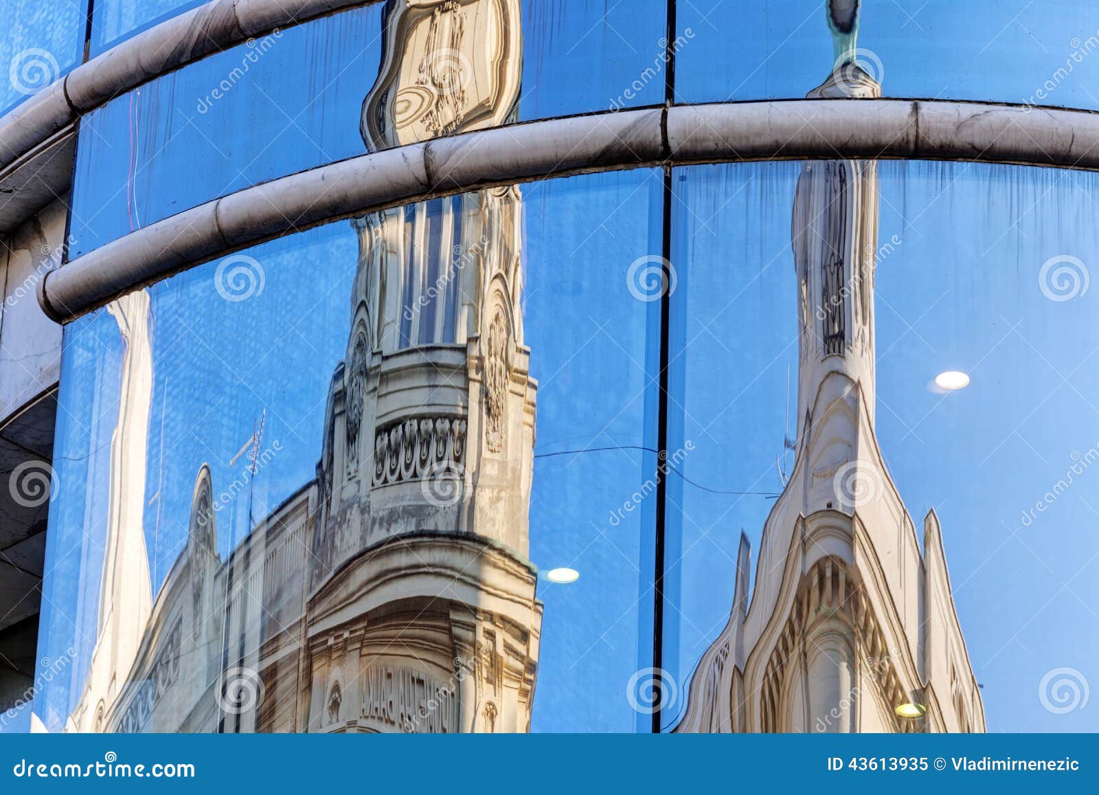 Glass facade stock image. Image of house, landmark, monument - 43613935