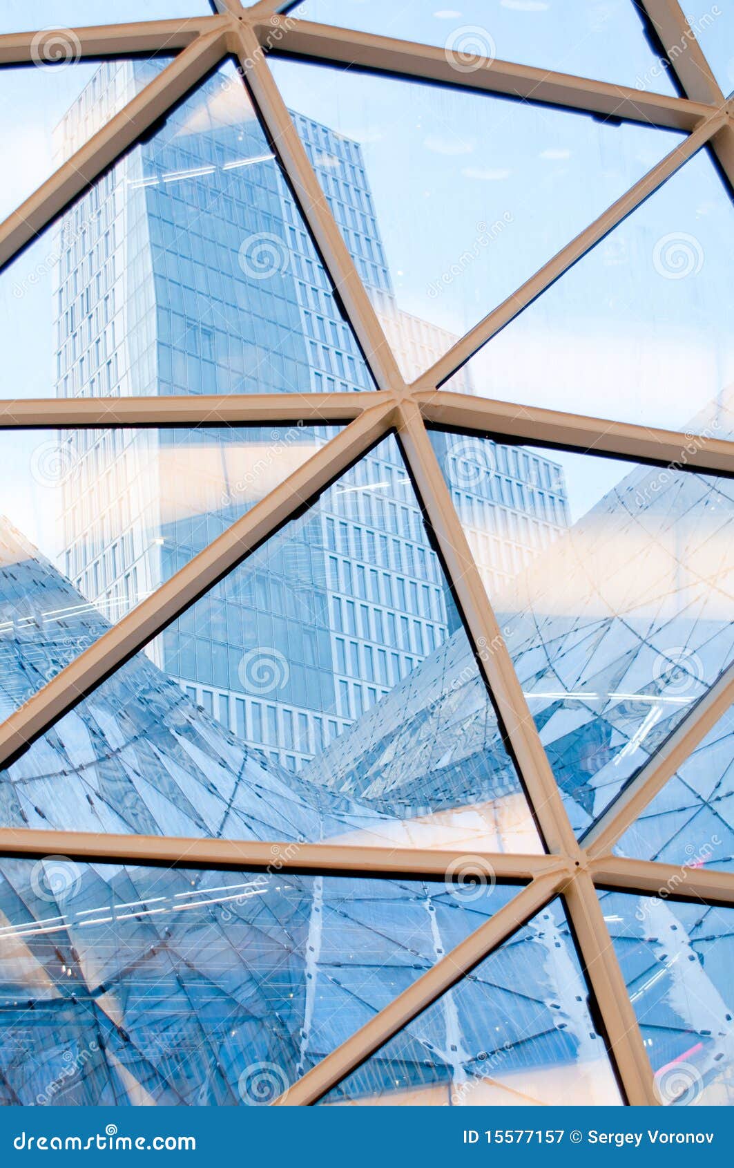 Glass Facade of Shopping Mall Stock Image - Image of design, light ...