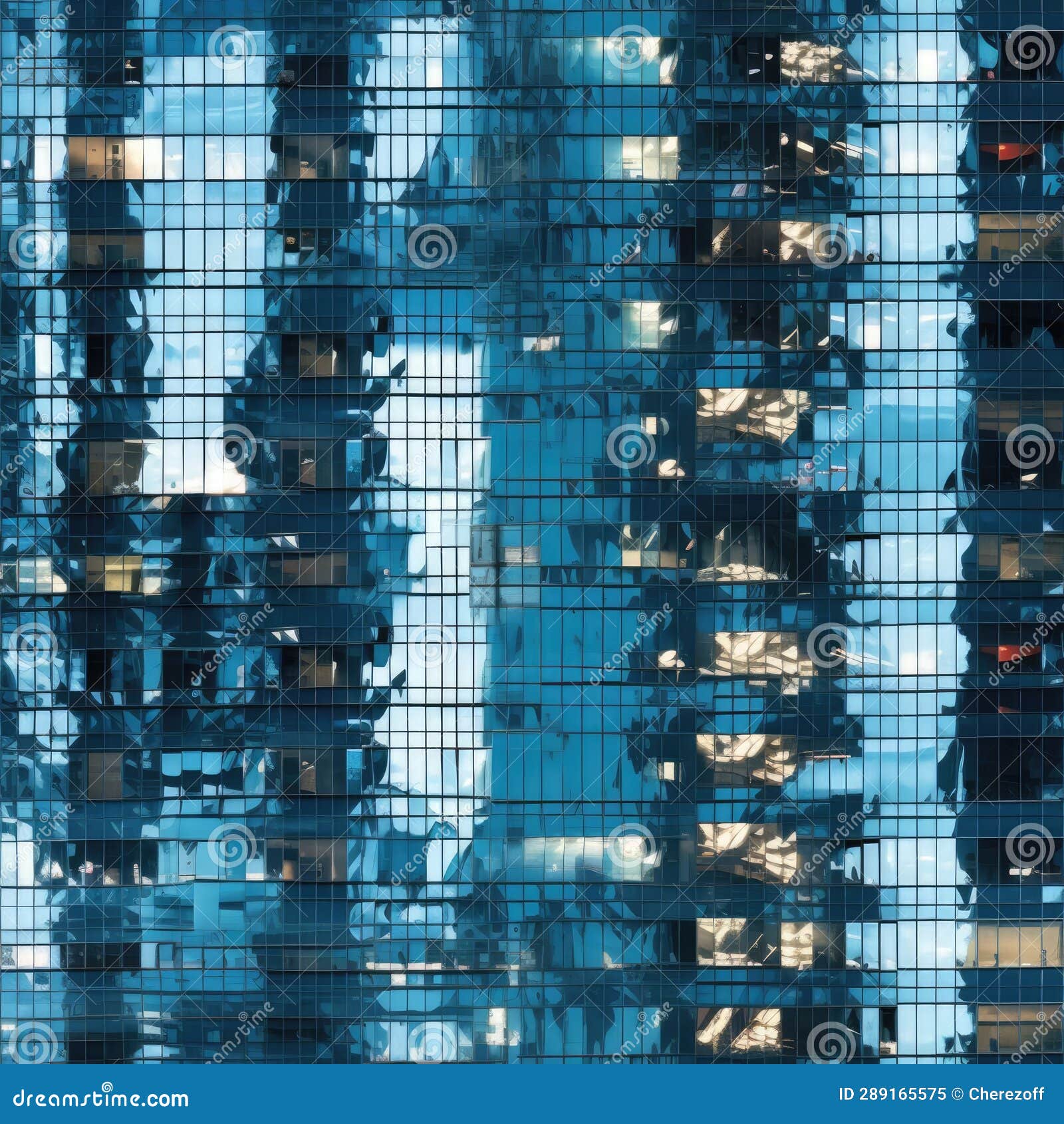 The Glass Facade of a Skyscraper Stock Image - Image of urban, texture ...