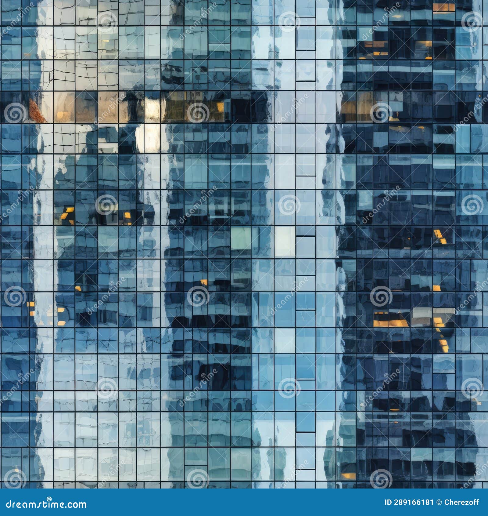 The Glass Facade of a Skyscraper Stock Image - Image of architecture ...