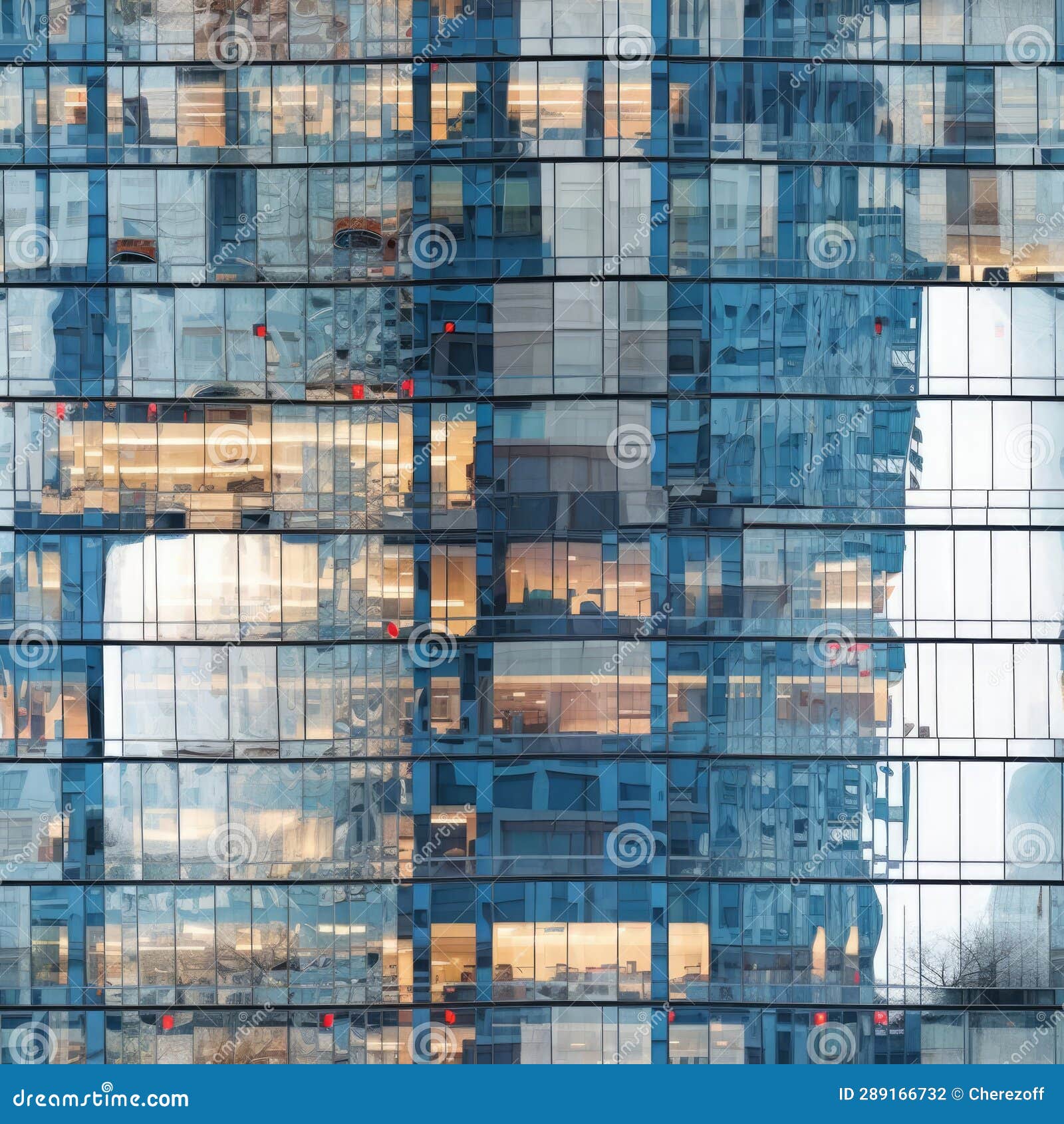 The Glass Facade of a Skyscraper Stock Photo - Image of urban ...