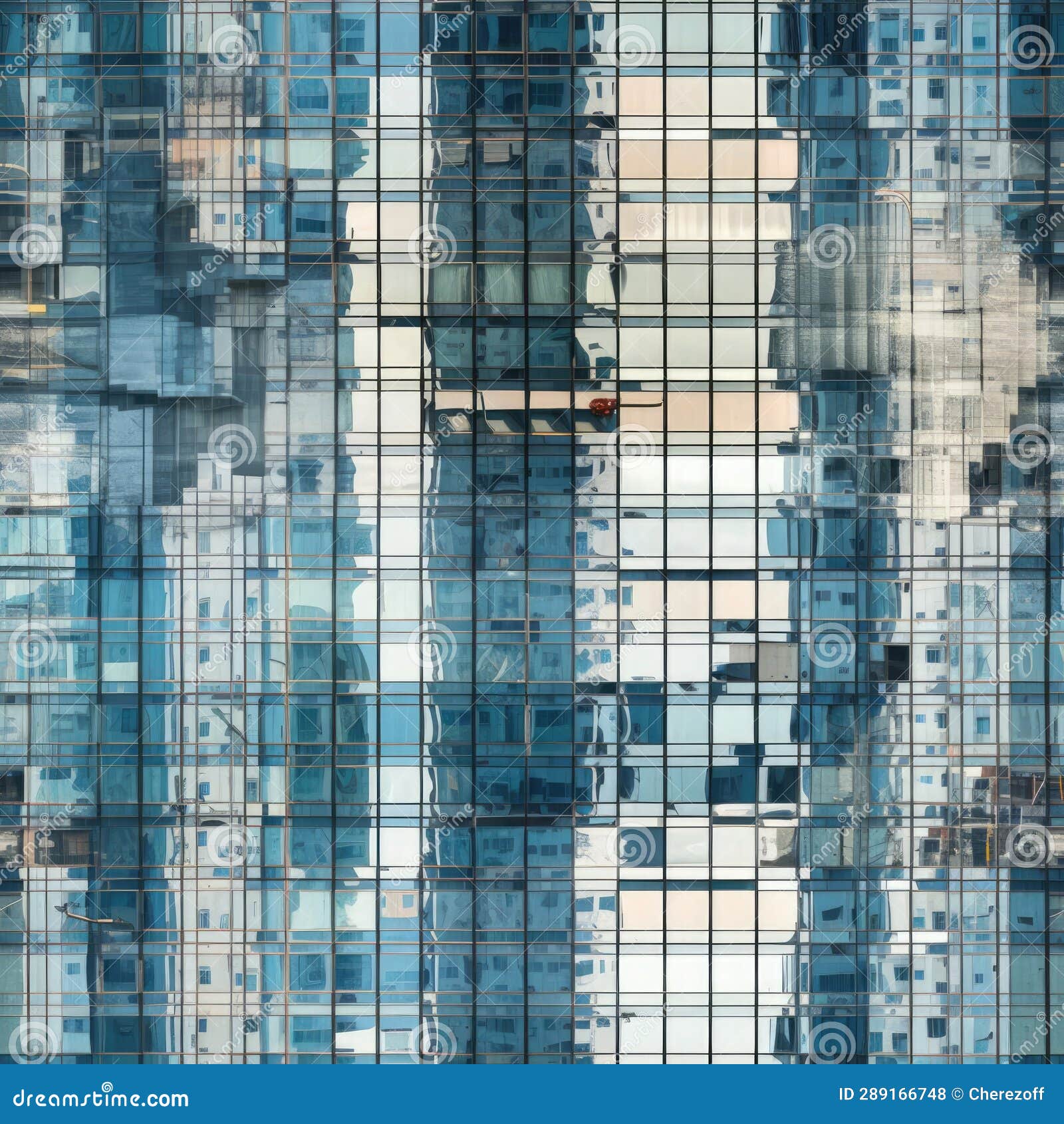The Glass Facade of a Skyscraper Stock Photo - Image of reflection ...