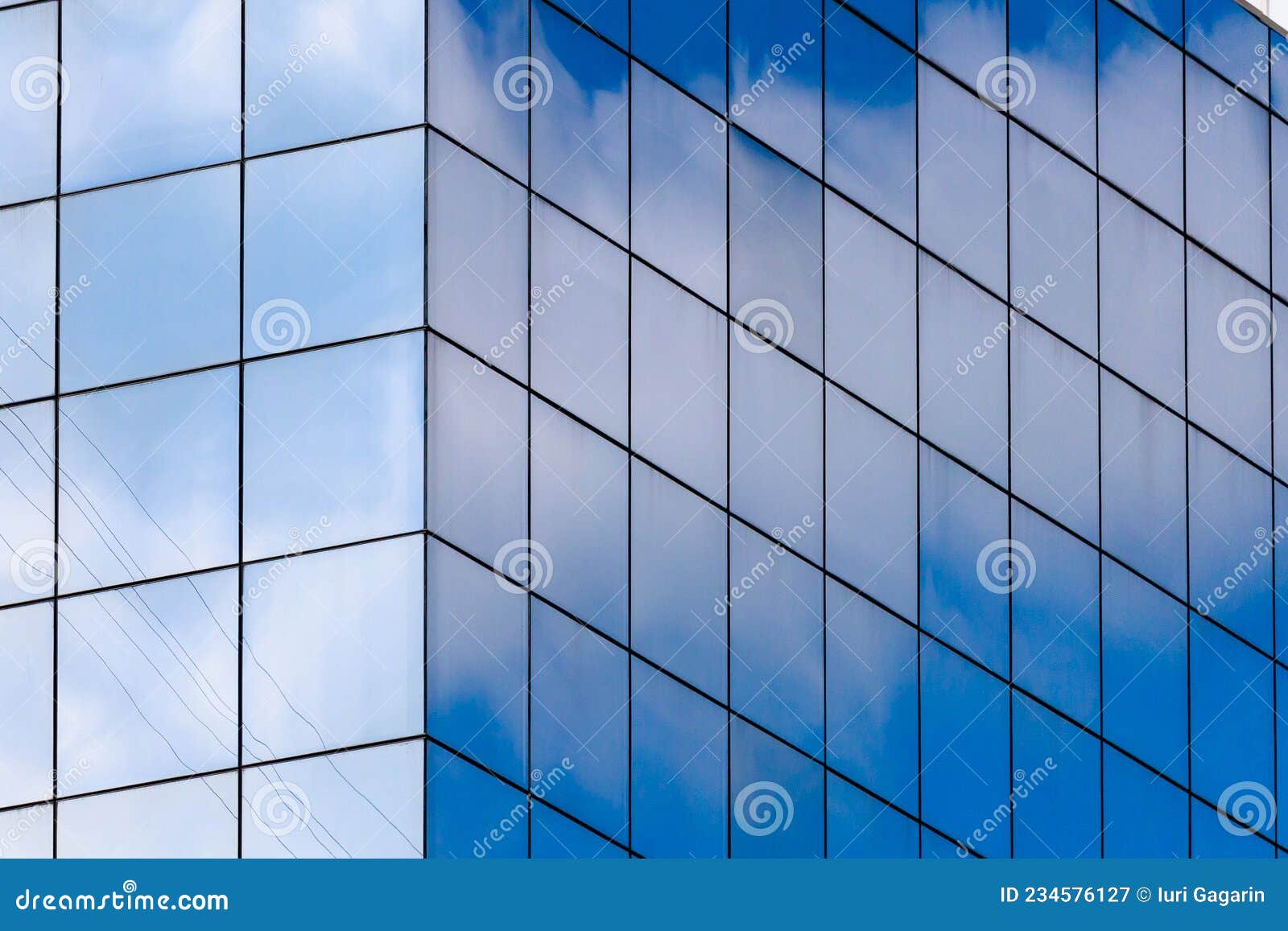 Glass Facades of Buildings. Element of Architecture. Textured ...