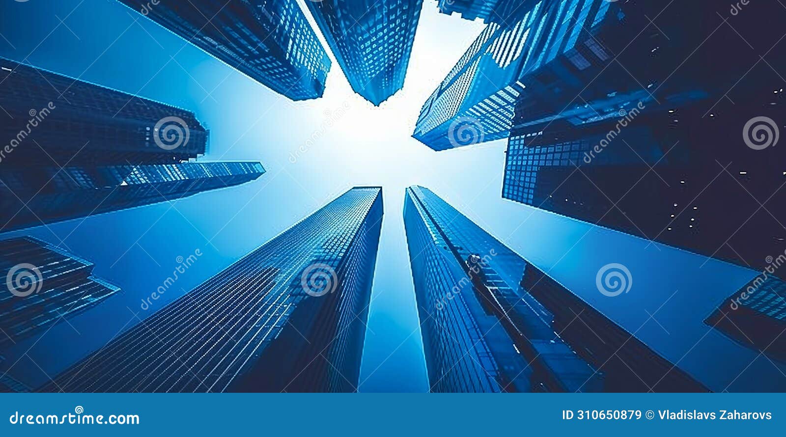 The Glass Facades of Buildings Play with Reflections, Creating Unique Optical Effec Stock Image ...