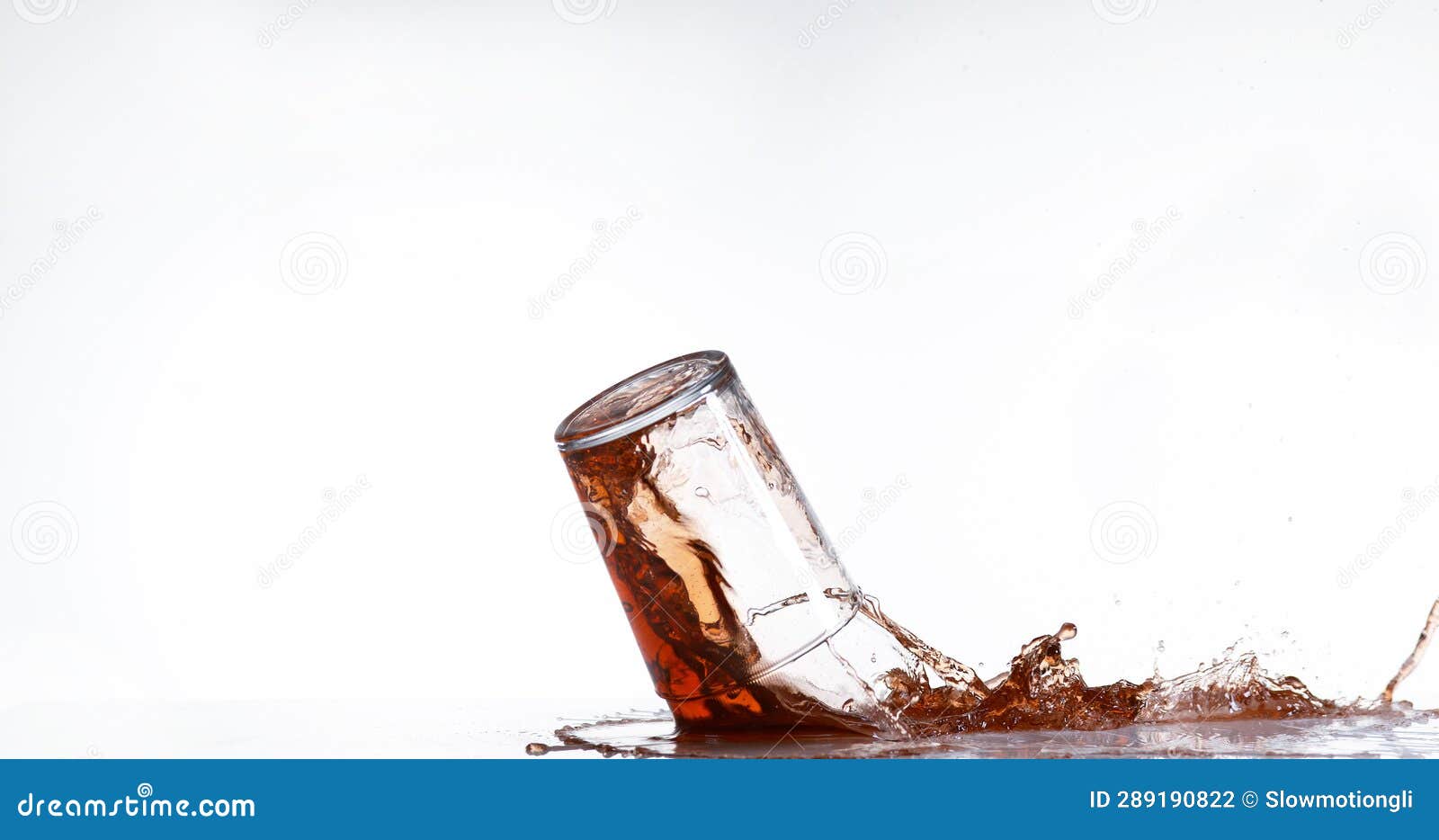 Glass Falling and Red Wine Splashing Against White Background Stock ...