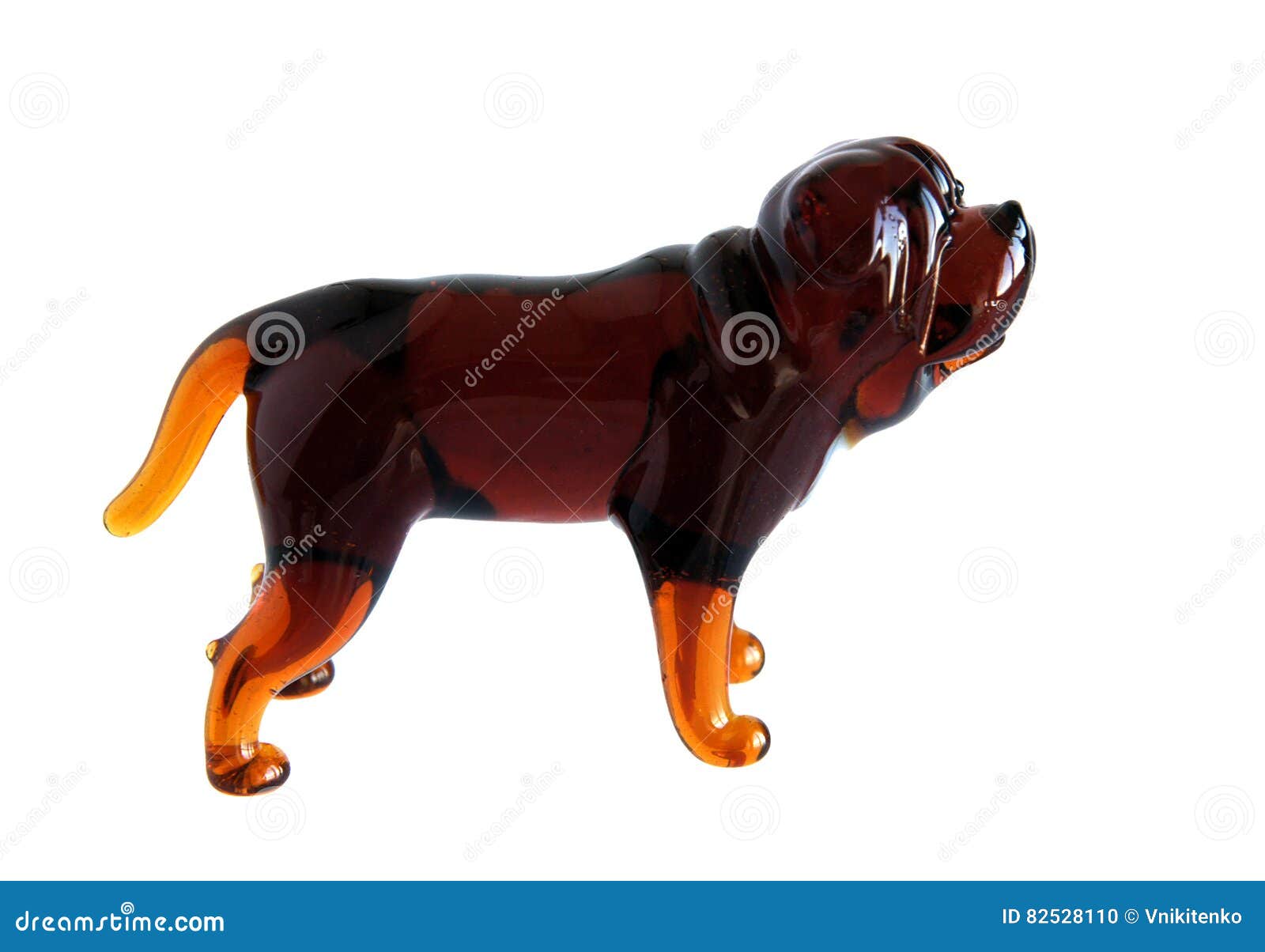 Glass figurine of the dog stock photo. Image of glass - 82528110