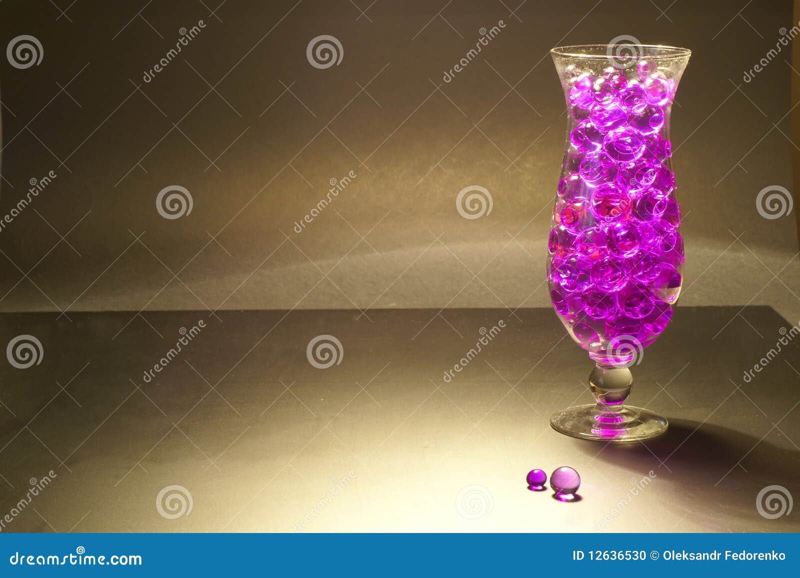 Glass filled with balls stock photo. Image of humidifying - 12636530