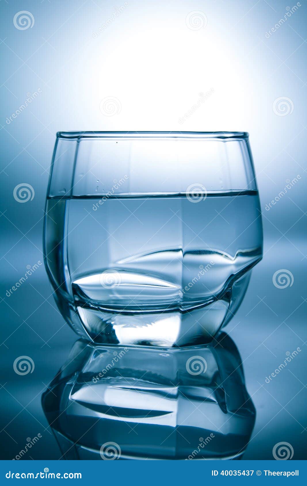 Glass filled with water stock image. Image of pure, fluid - 40035437