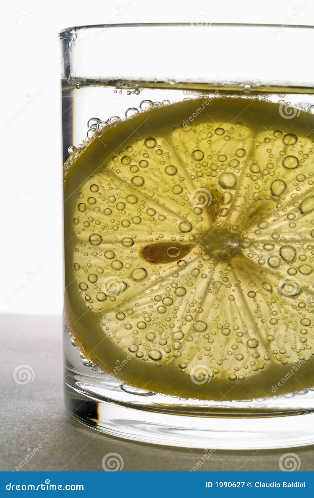 Glass of fizzy water stock image. Image of spirit, light - 1990627