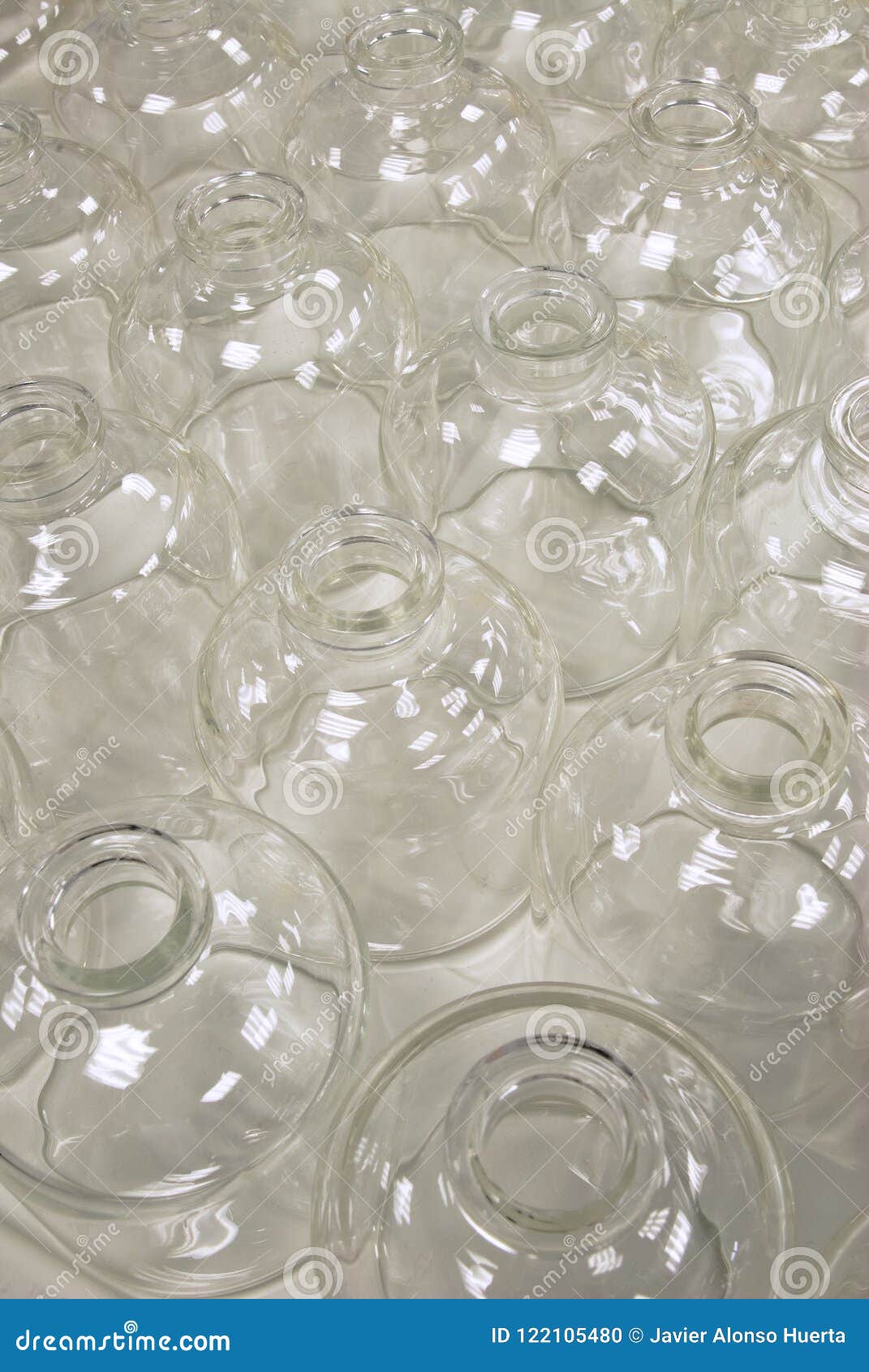 Glass Flasks, Laboratory Bottle Analyze Stock Photo - Image of liquid ...