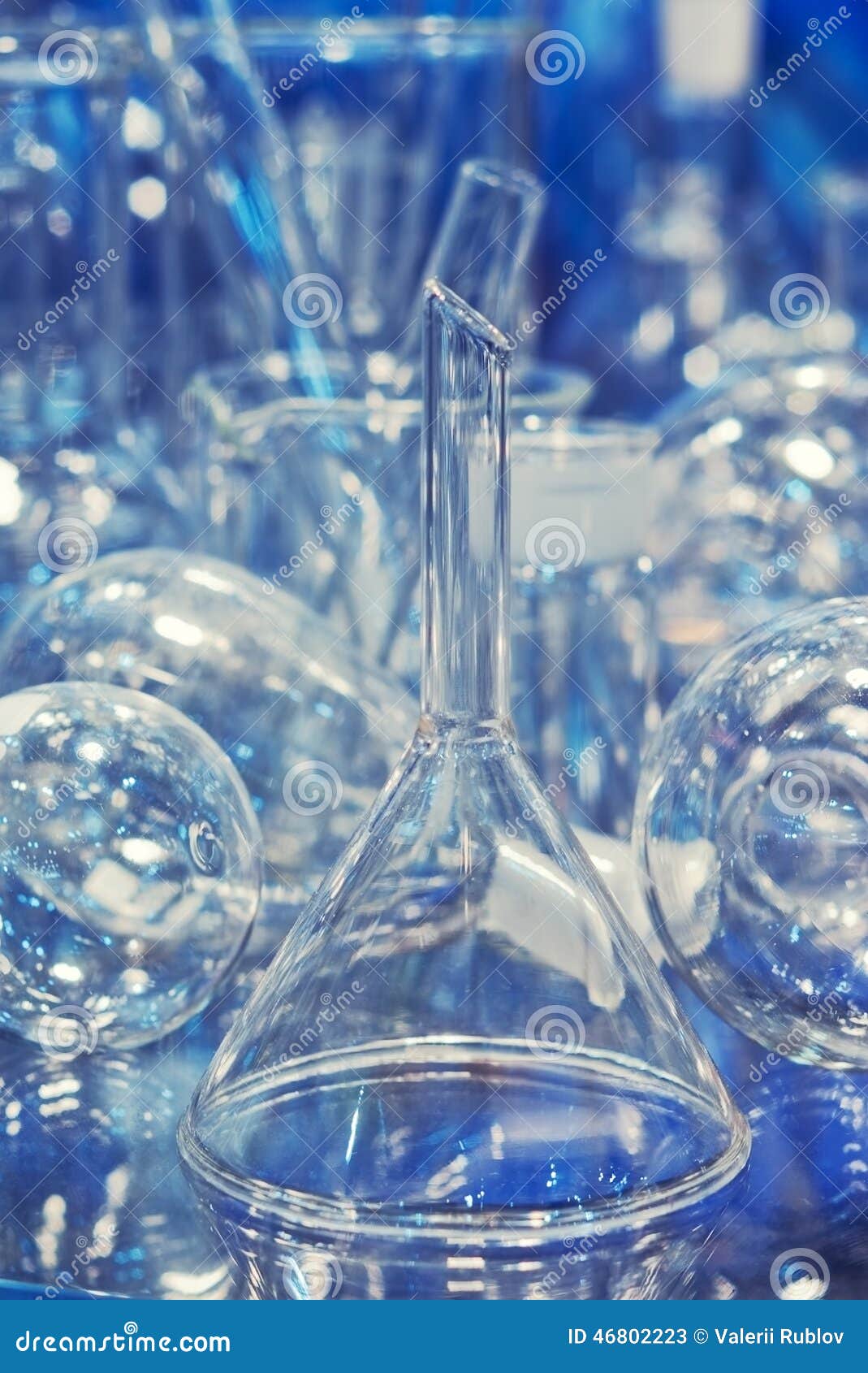 Glass Flasks and Test Tubes Stock Image - Image of flask, equipment ...