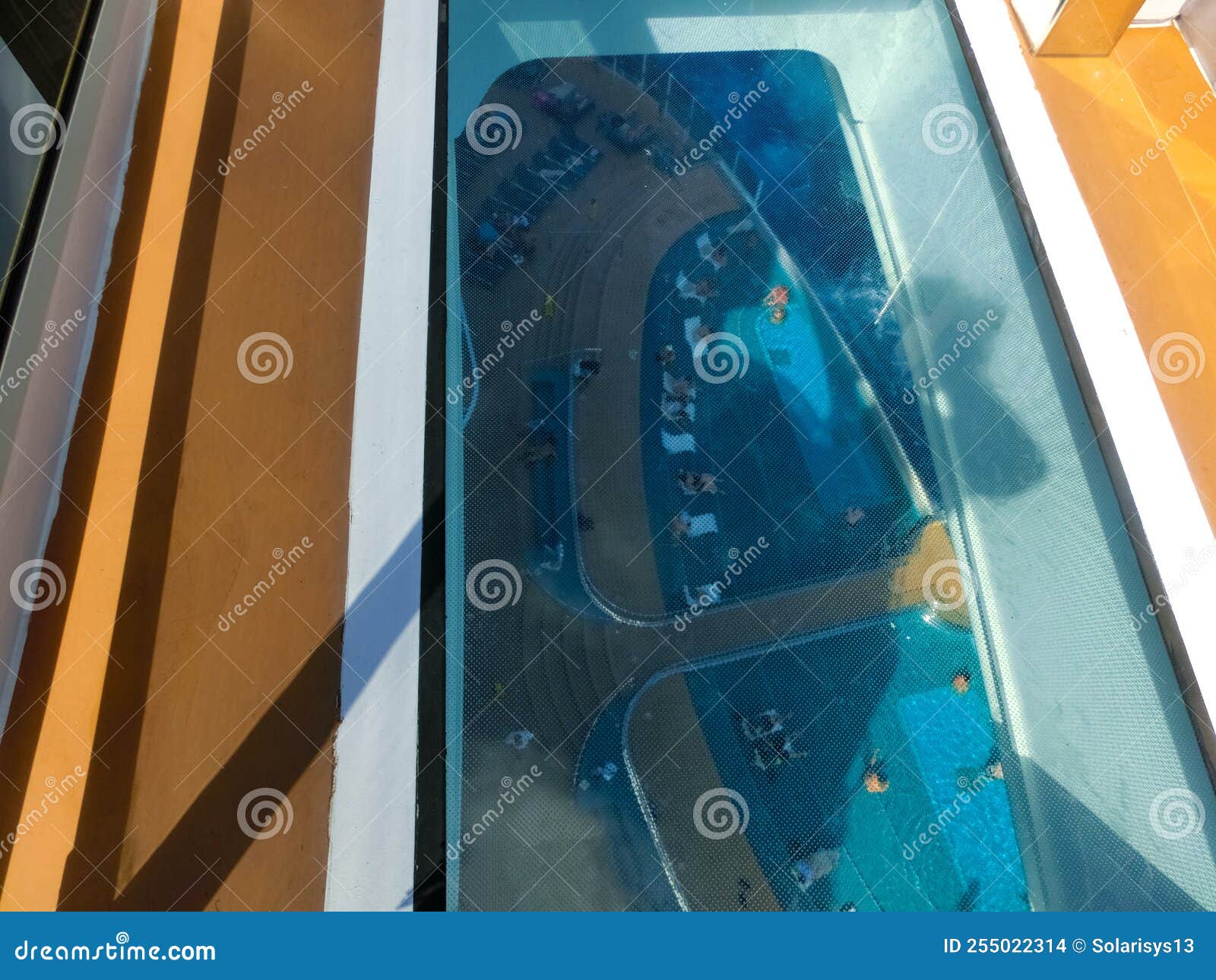 Glass Floor Bridge on the Cruise Ship Stock Photo - Image of outdoors ...