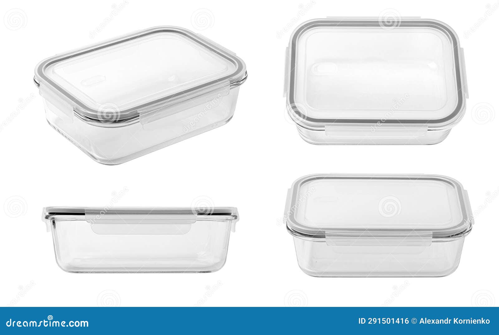 Glass food container stock photo. Image of empty, translucent - 291501416
