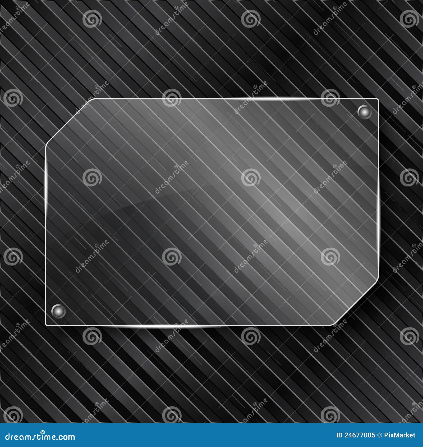 Glass Frame. Windshield. Realistic Clear Glass On Transparent ...