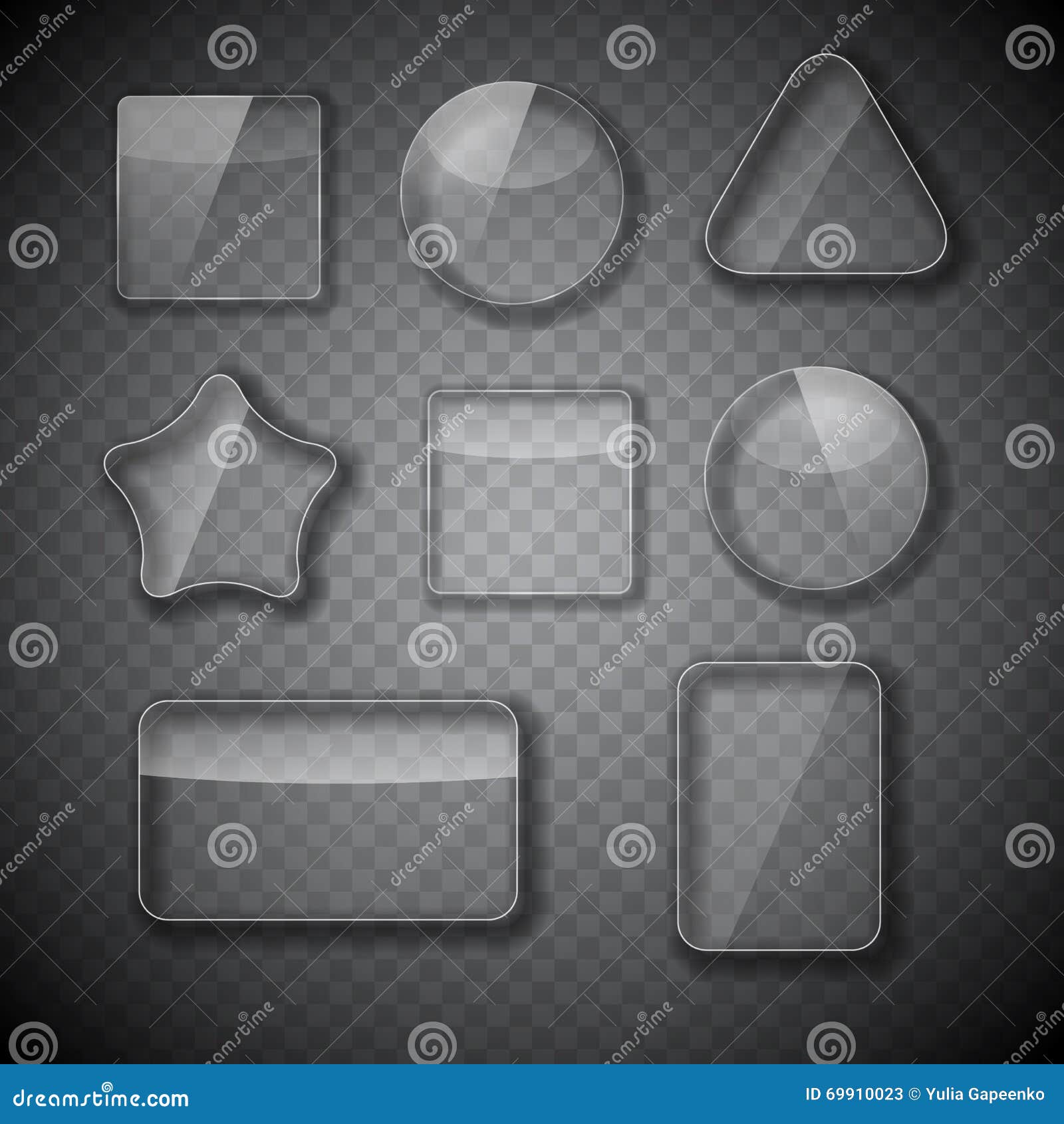 Rectangular And Star-shaped Polygons Are Spread Out Radially.Motif.RED ...