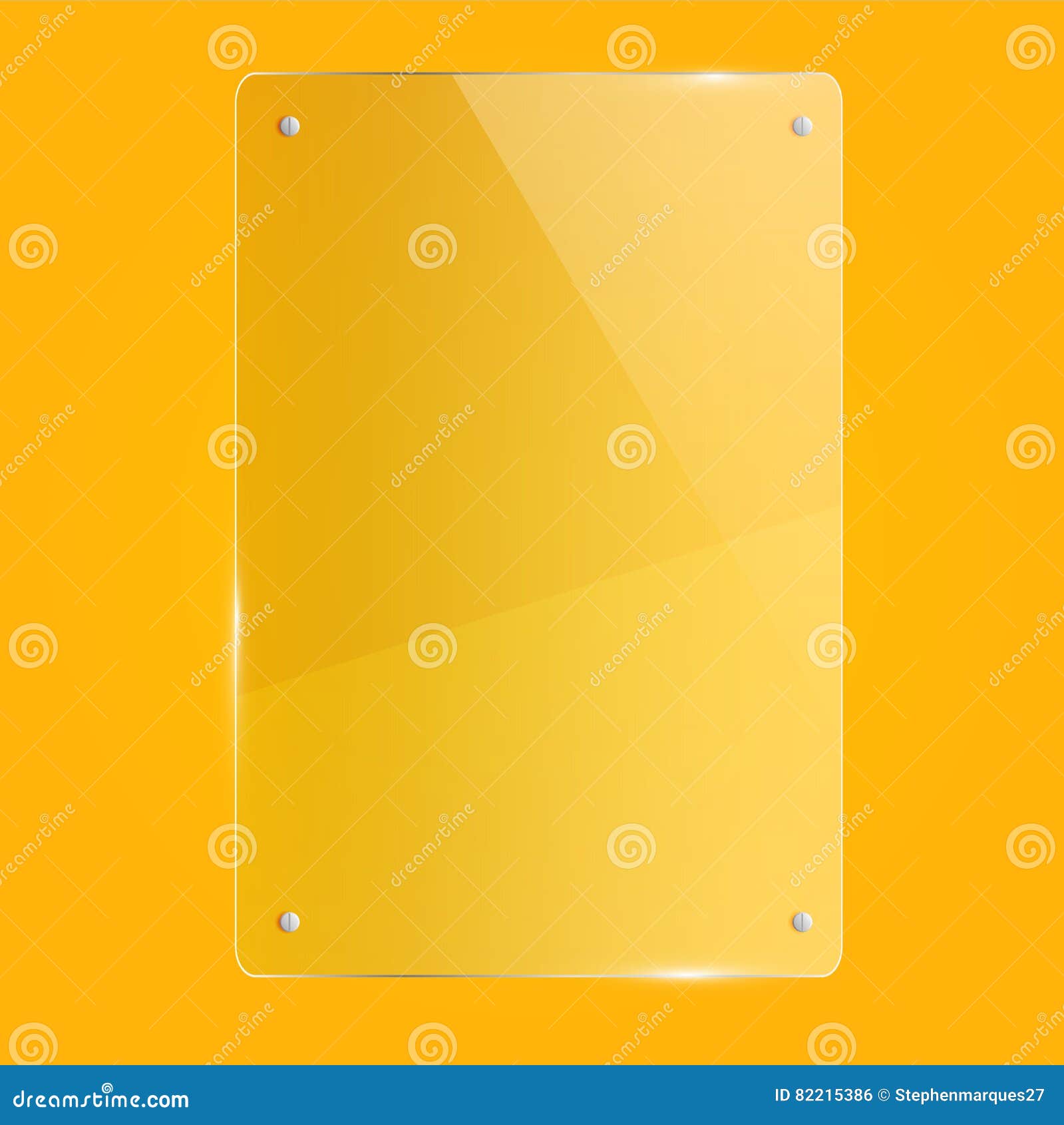 Glass Frame Vector Illustration Stock Illustration - Illustration of ...