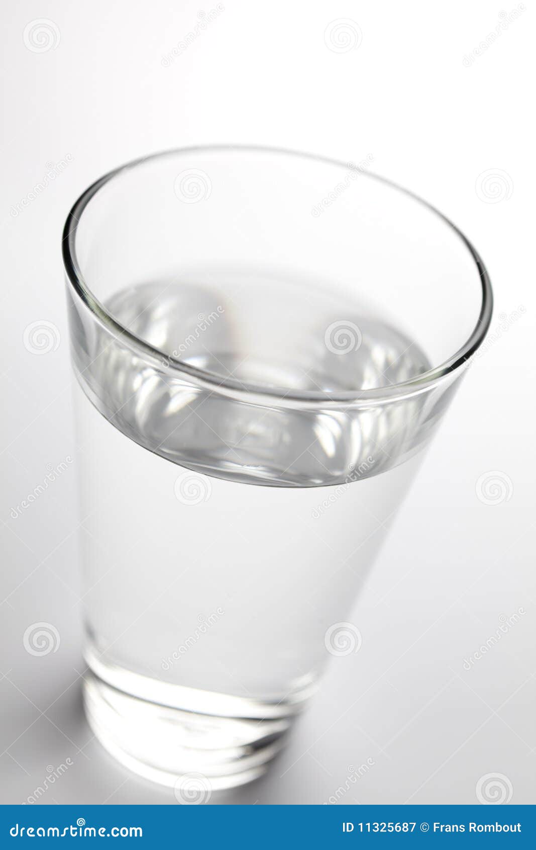 Glass with Fresh Clear Water Stock Image - Image of transparent, fluid ...