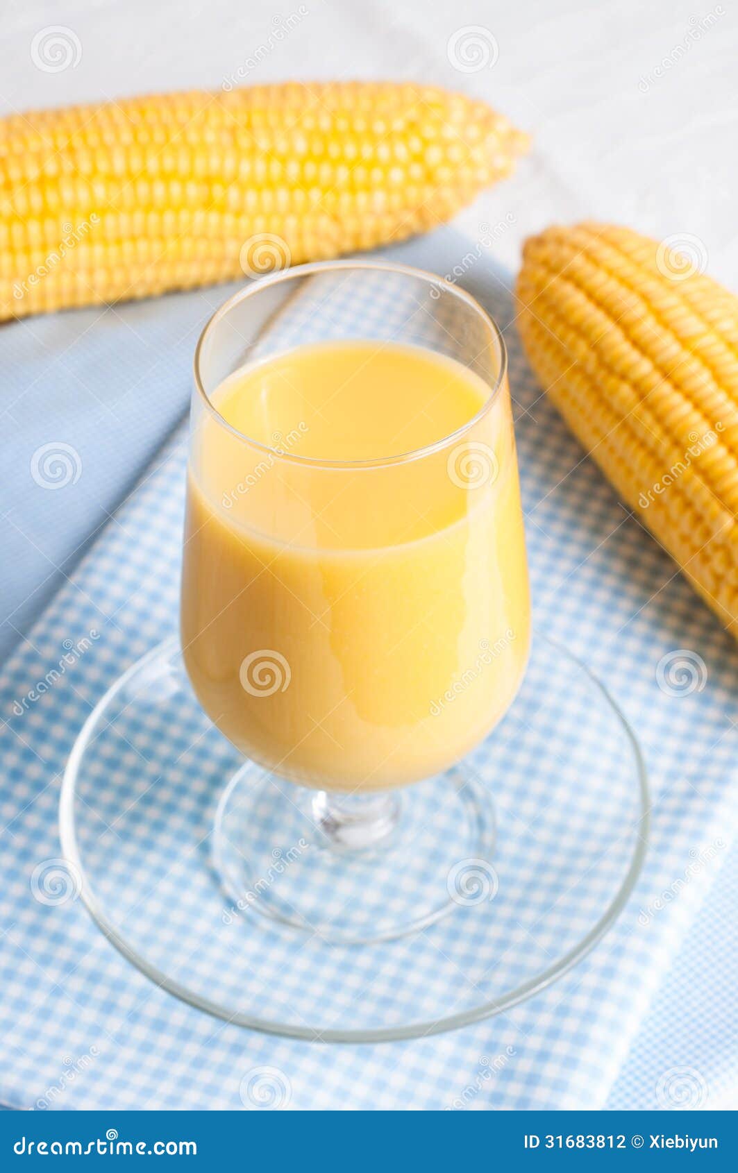 Glass of fresh corn milk. stock photo. Image of mealtime - 31683812